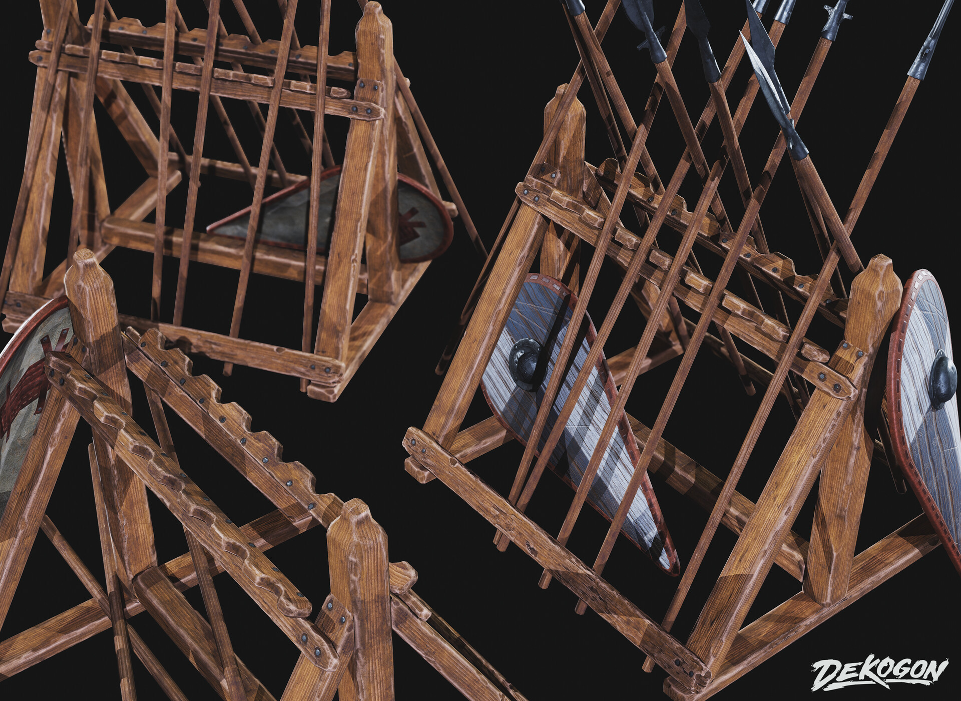 Shaafi Ahmad - Medieval Weapons Rack