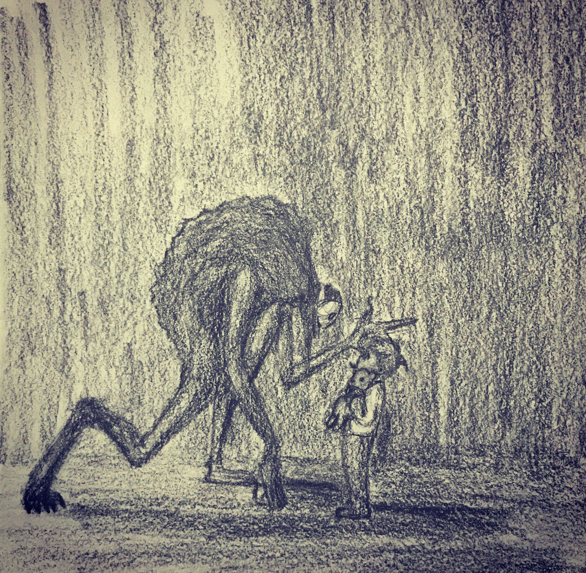 ArtStation - Monster behind the mask