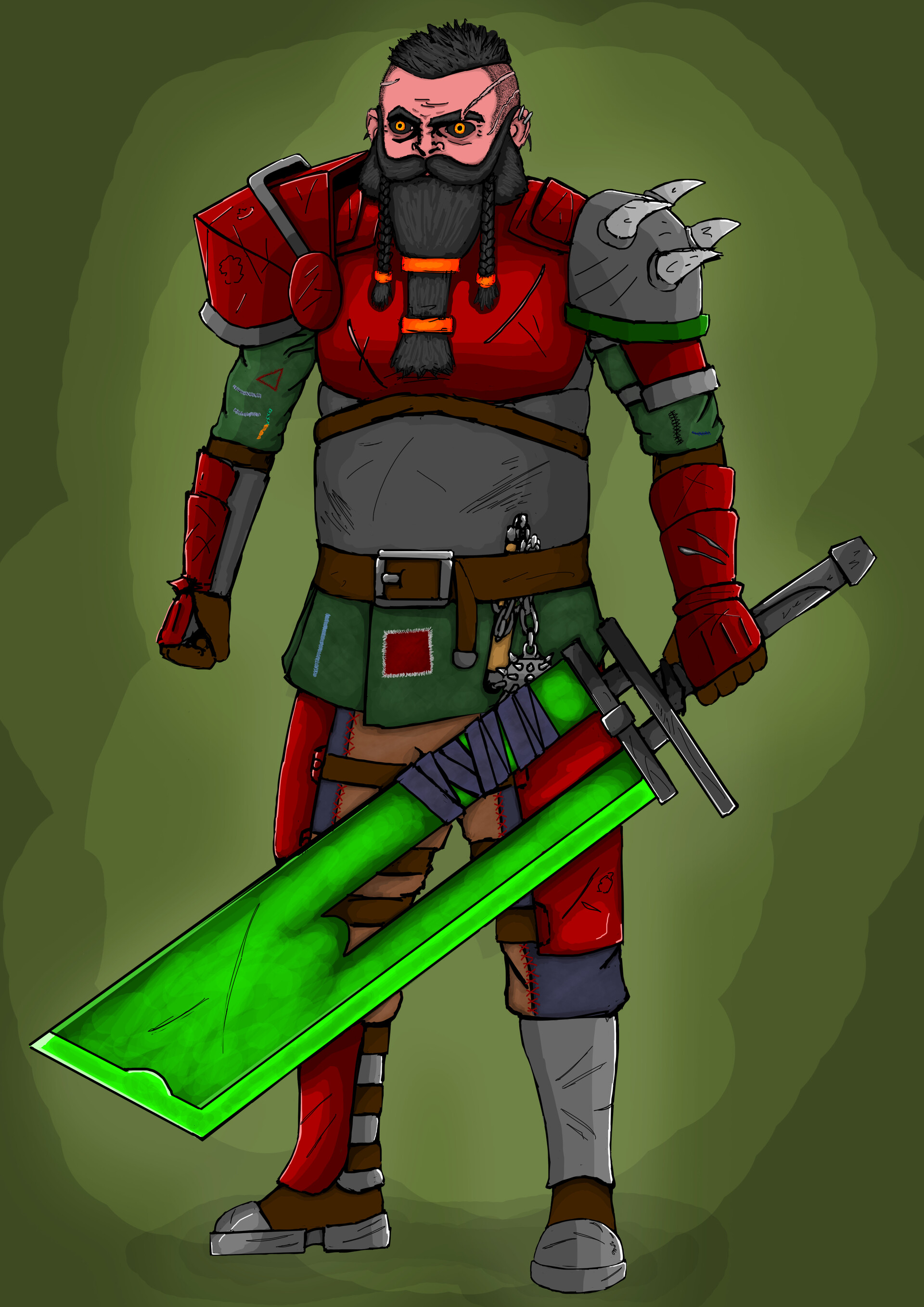 ArtStation - Dwarven Beast Slayer