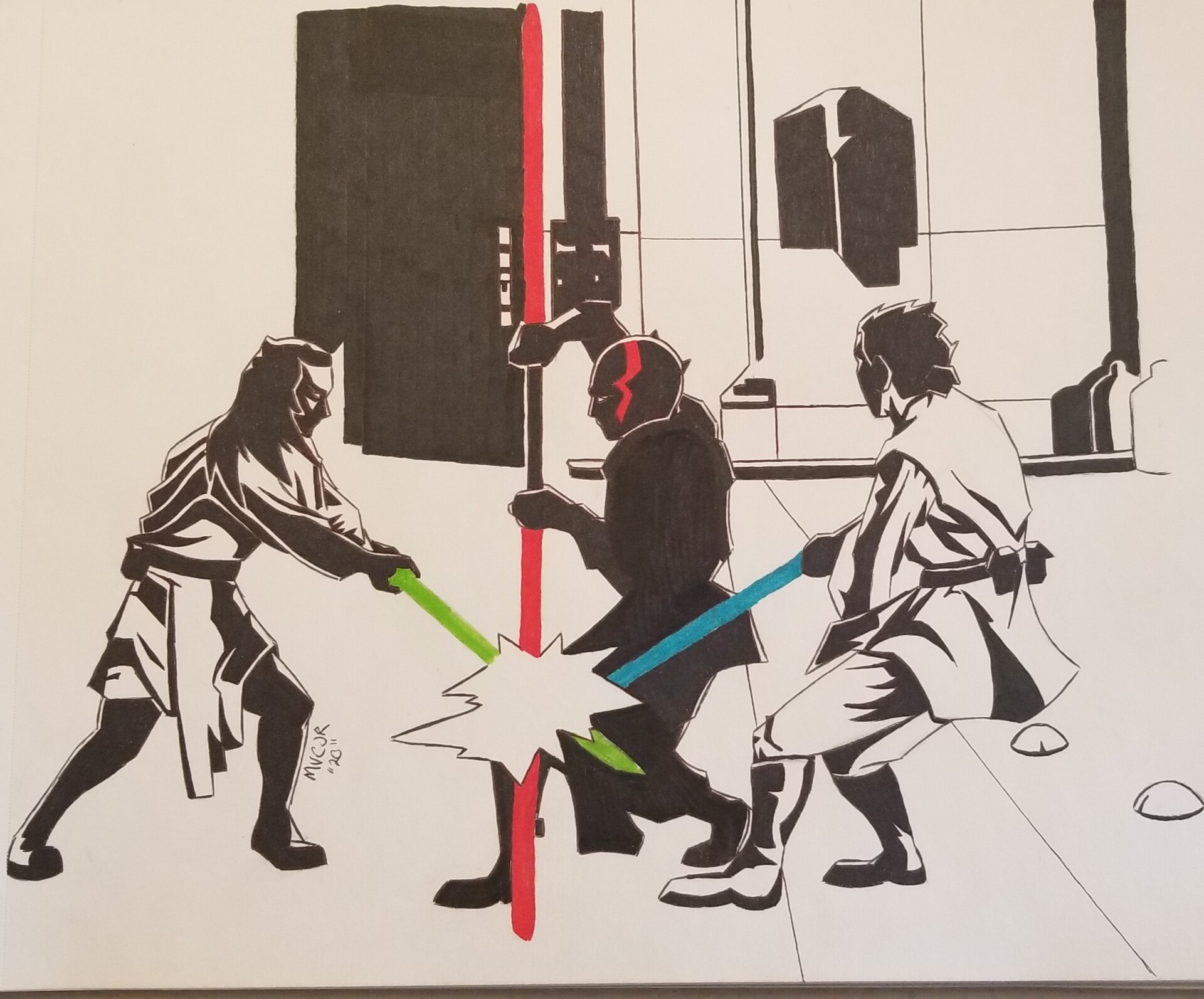 ArtStation - Complete fight scene