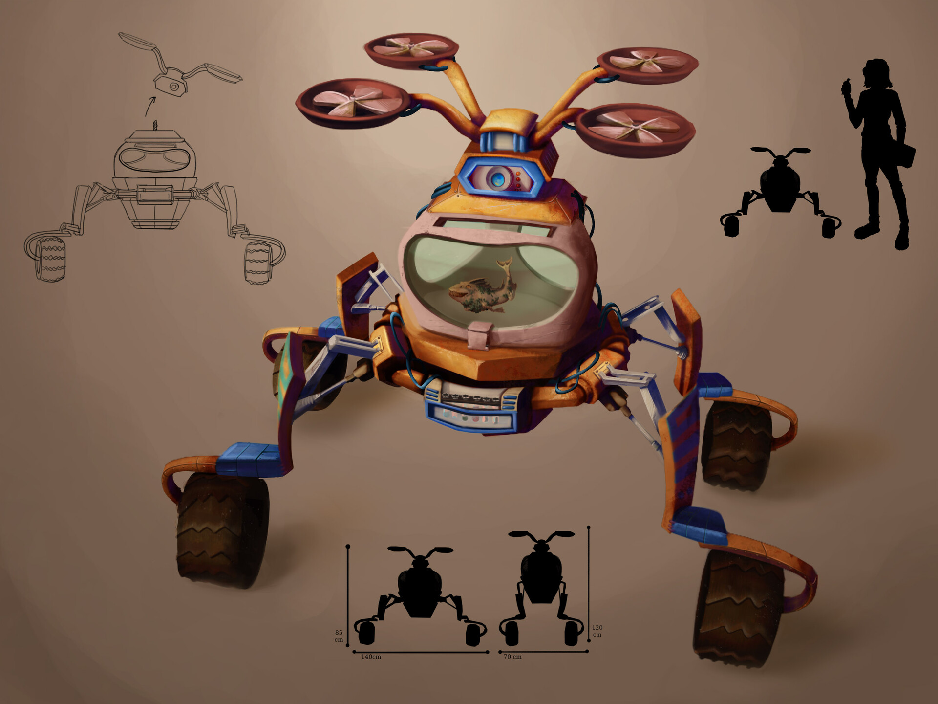 ArtStation - Concept Art Robot Rover