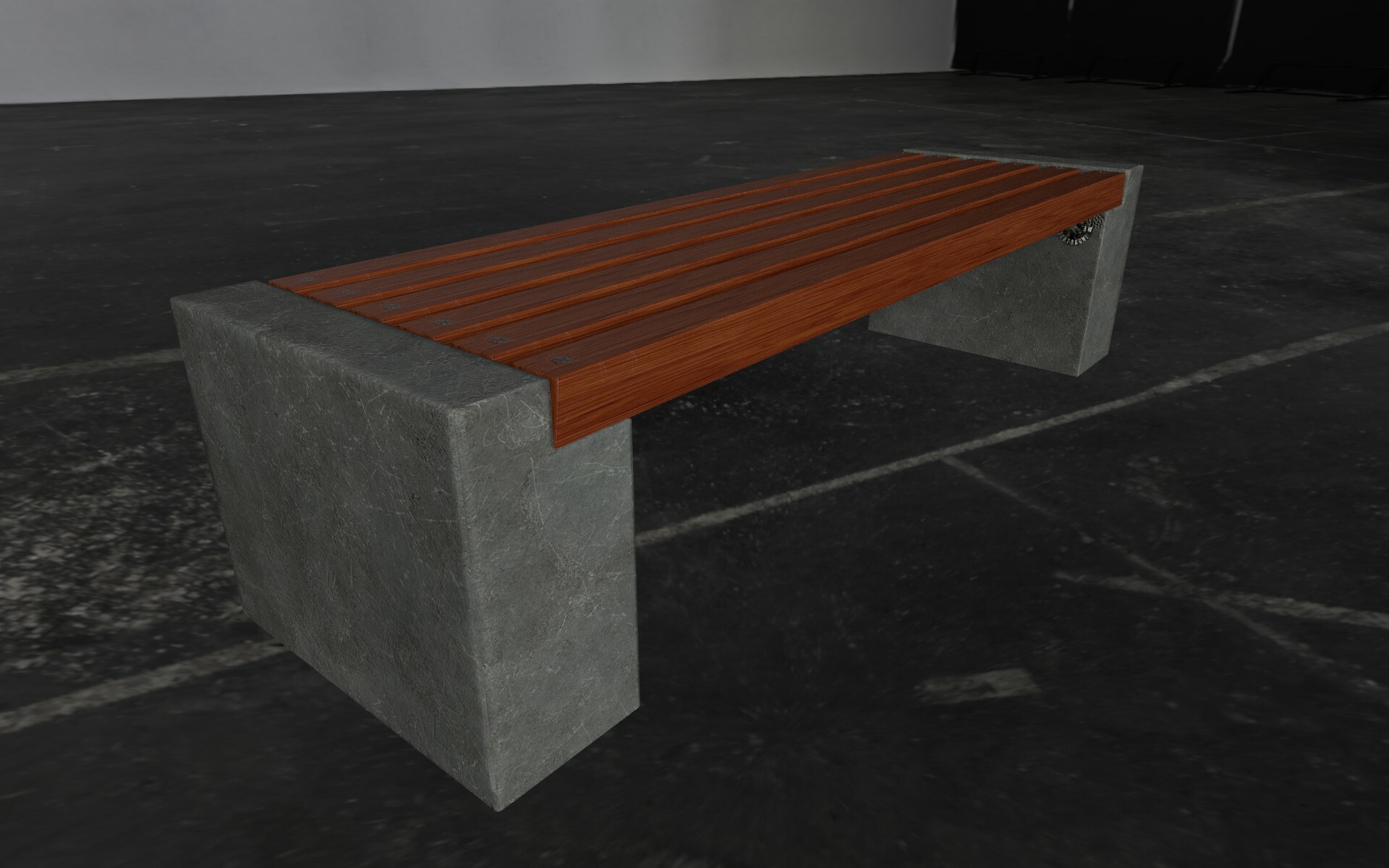 ArtStation - City bench