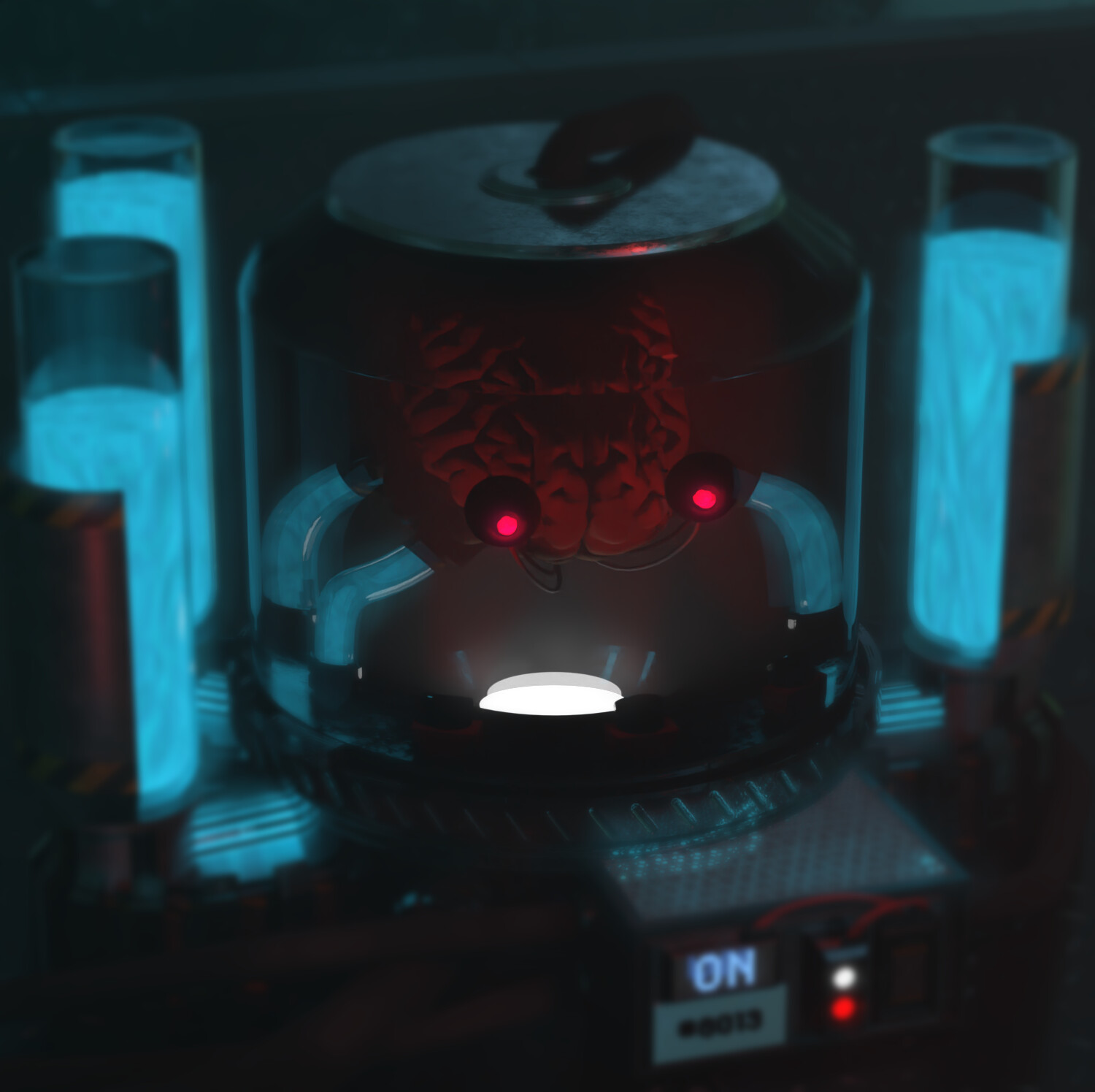 ArtStation - Brain in a jar