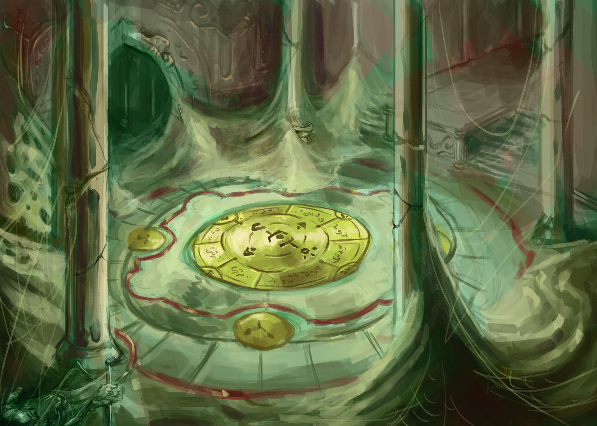 ArtStation - dungeon hall Enviroment design