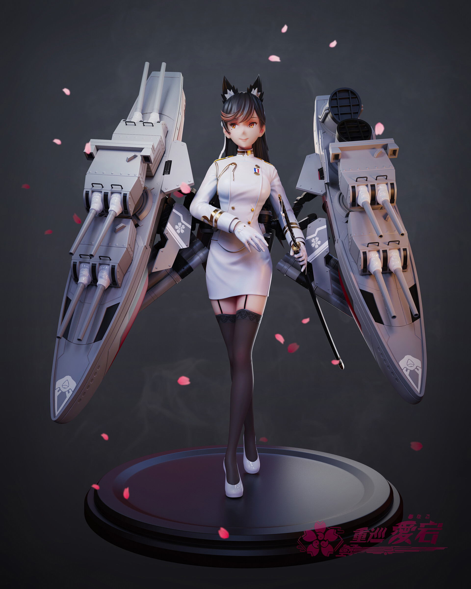 Gengran Huang Azur Lane Atago Fanartwip