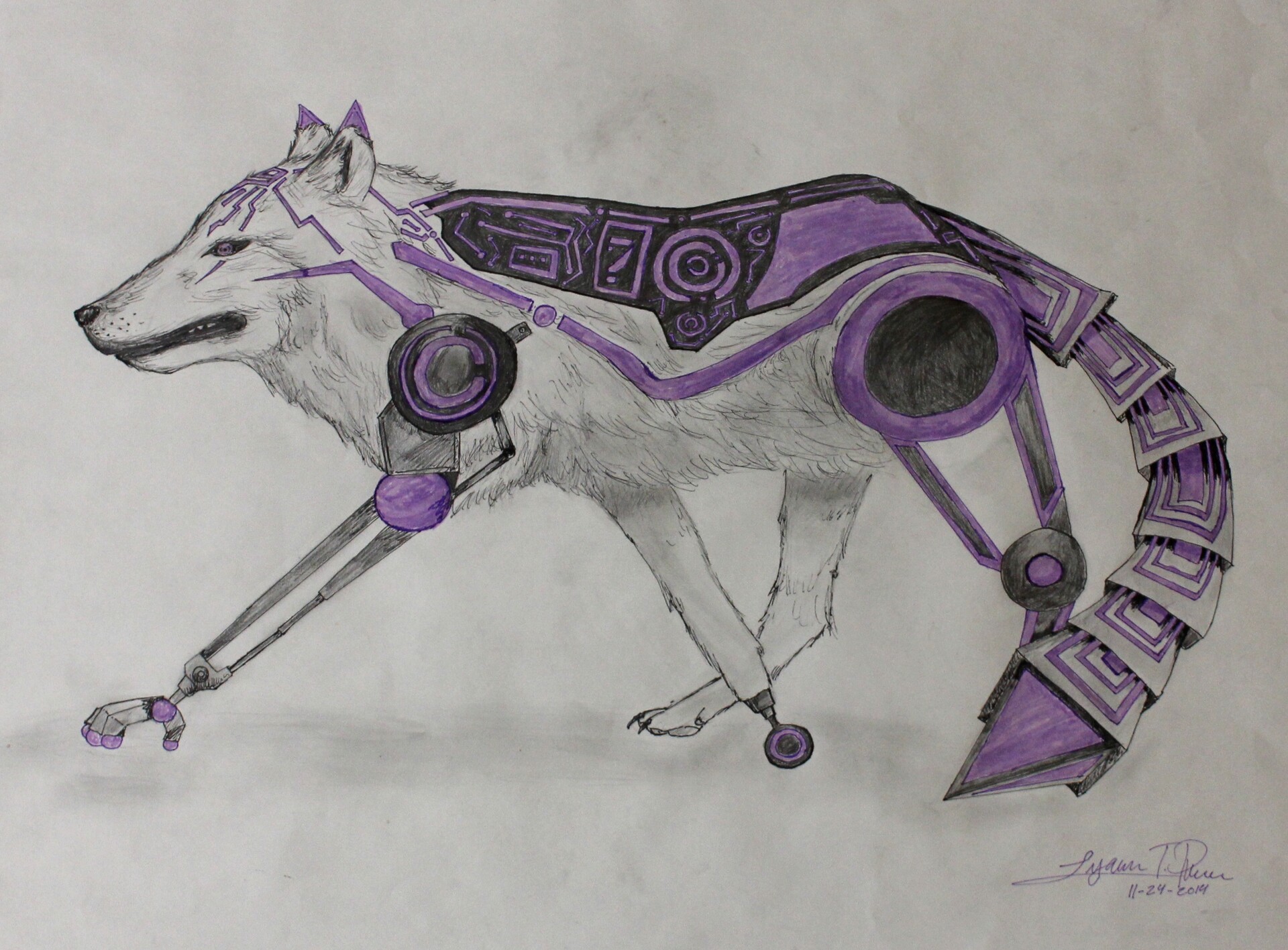 ArtStation - Tron Wolf