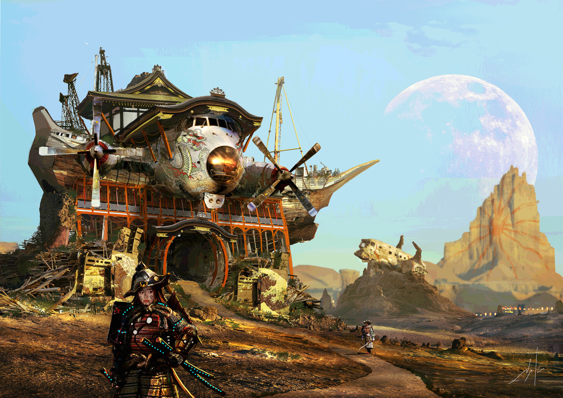 ArtStation - Samurai Punk