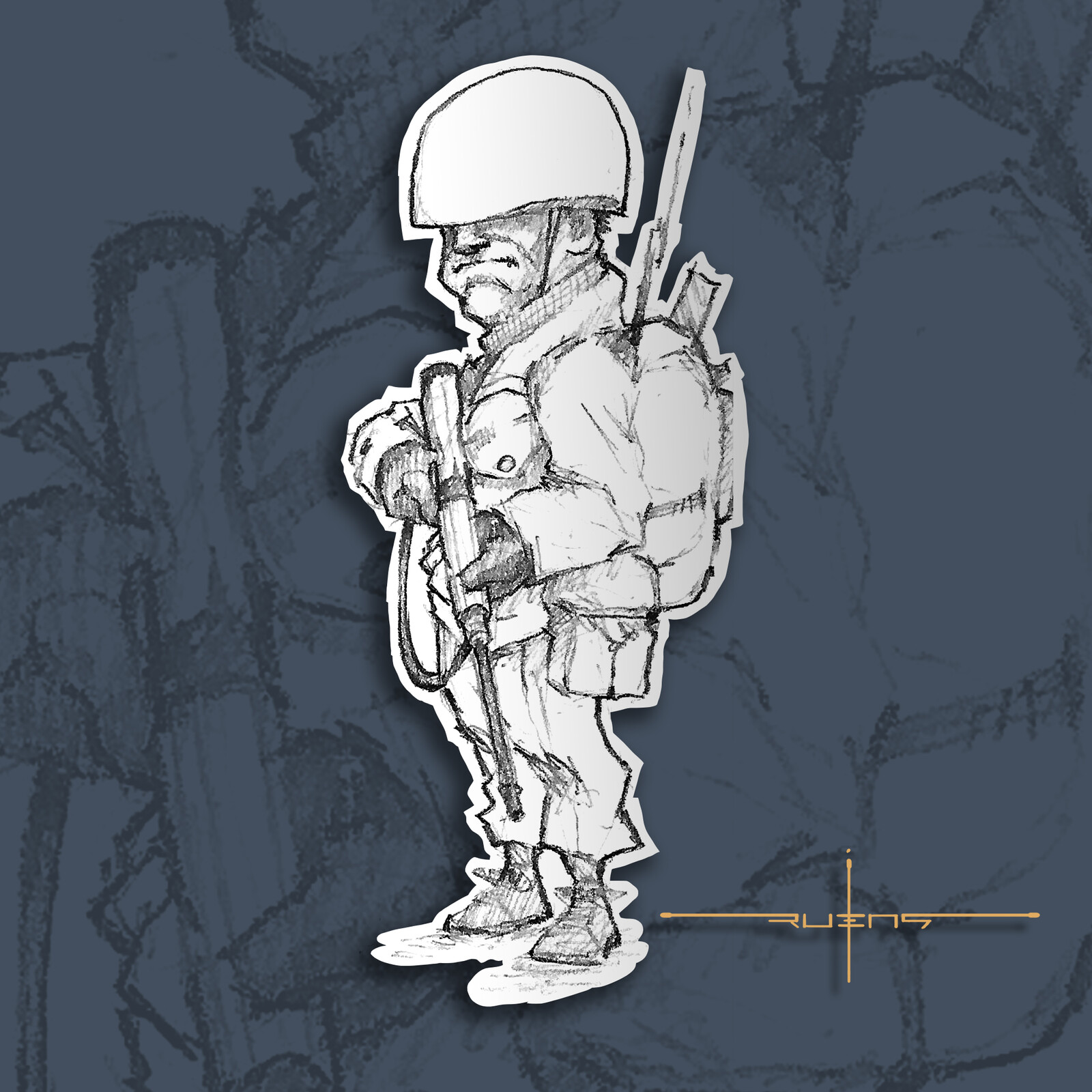 Cesar Ruelas - Leisure sketching 1