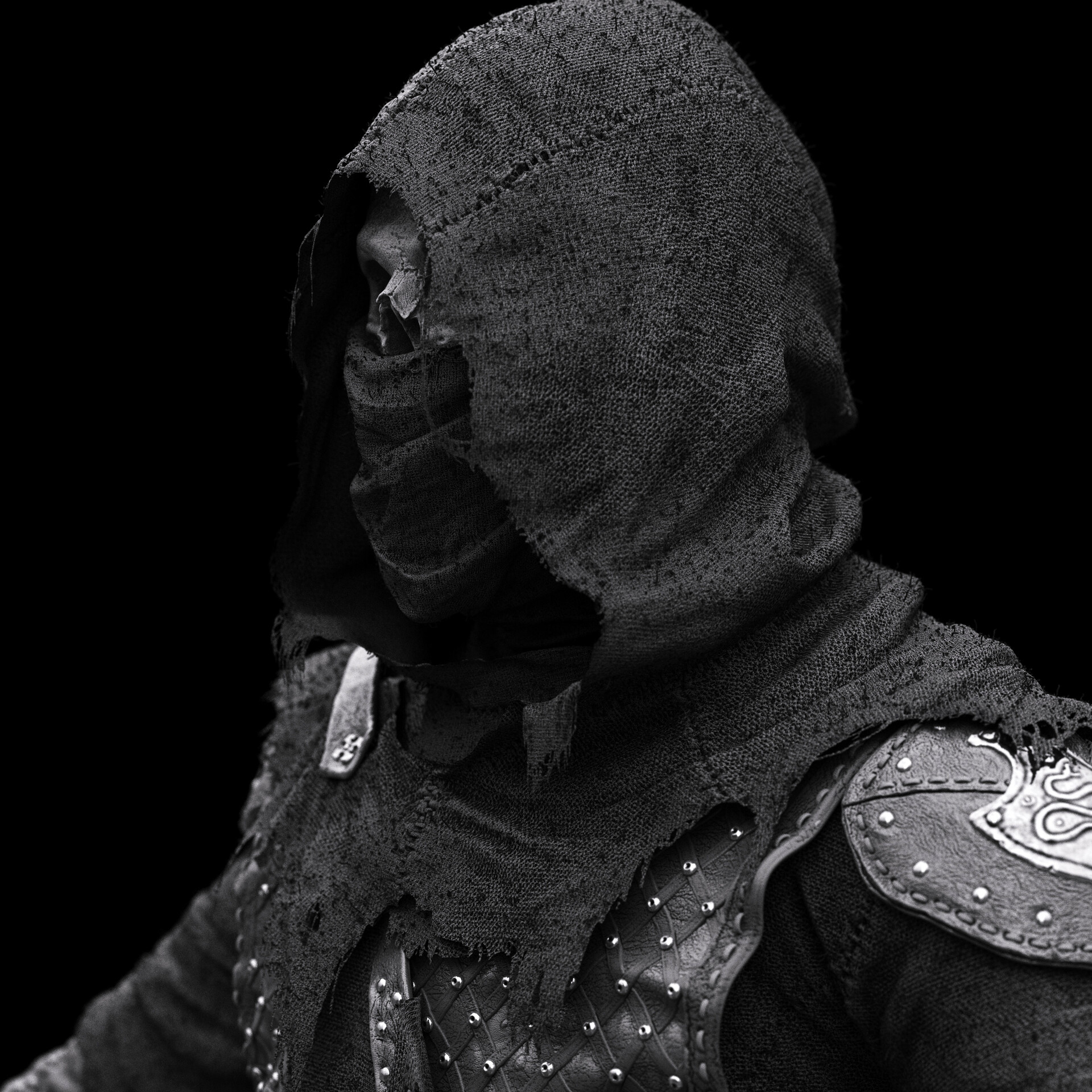 ArtStation - MORTAL SHELL teaser images. One of the key Character.