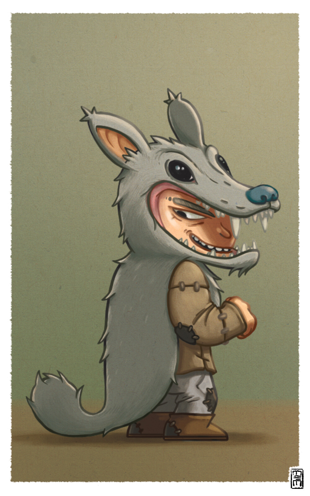 ArtStation - the wolf-skinned man