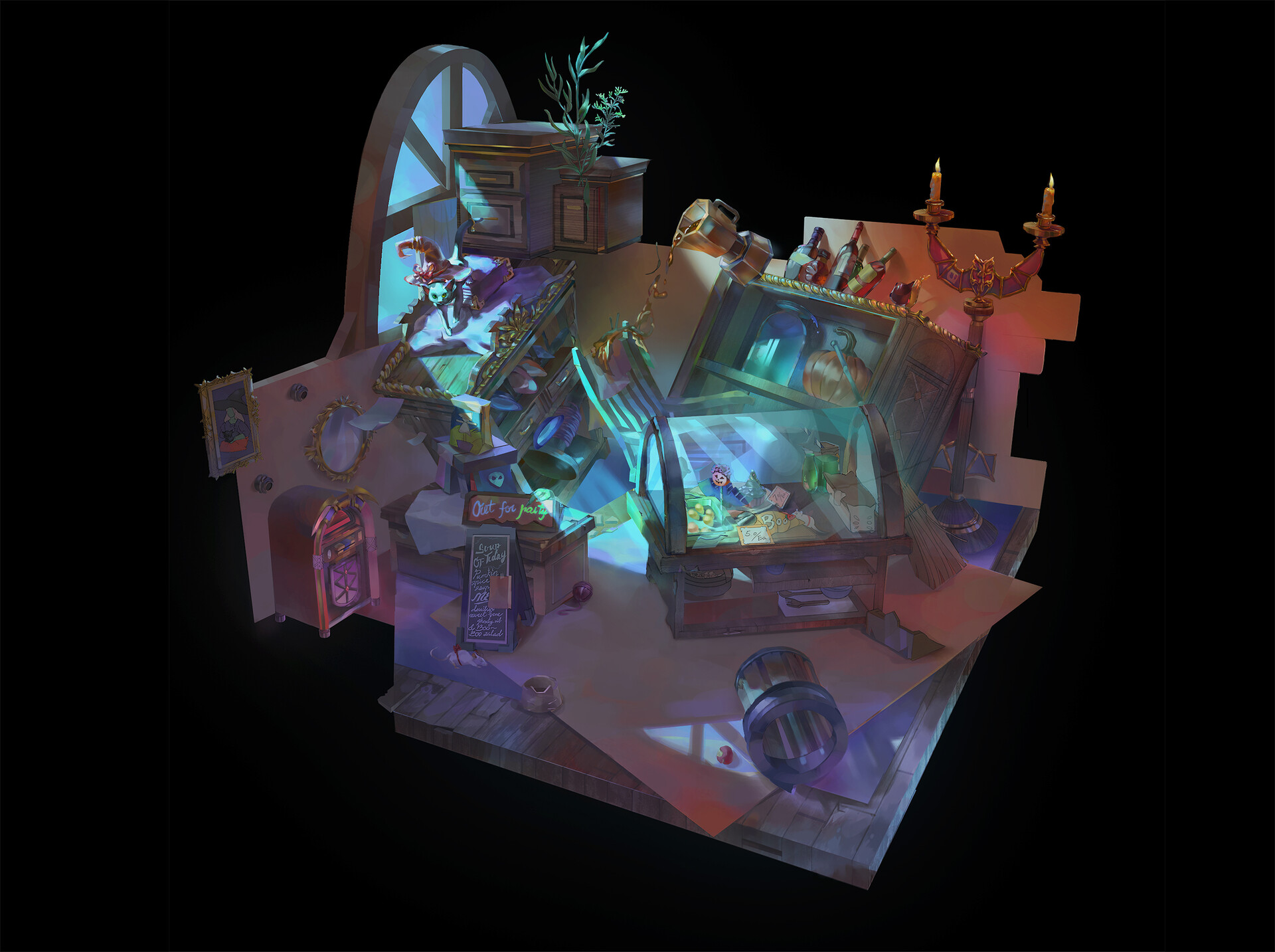 ArtStation - 🎃🧹Witch Café🍰🎃