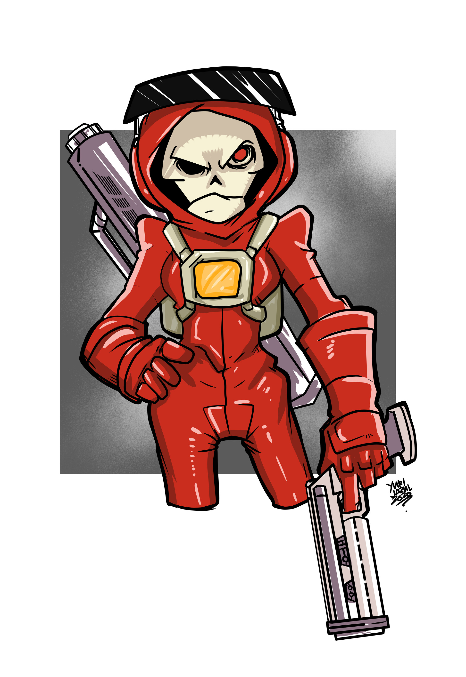 ArtStation - SKULL CHASER (GENDER BEND)