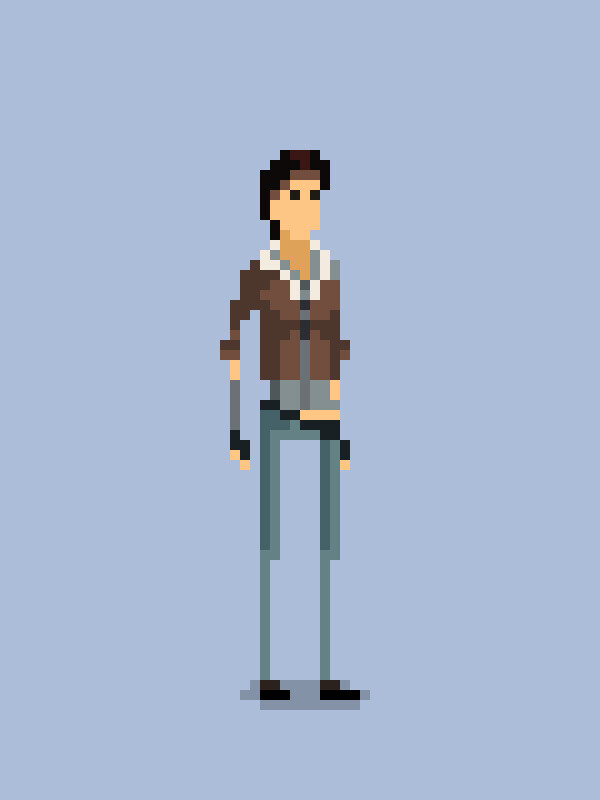 Maxim Chapaliuk - Half-Life pixel art