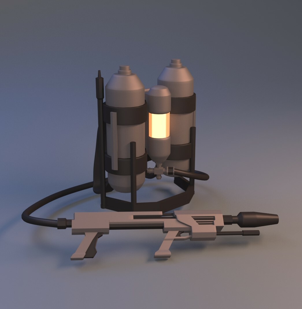ArtStation - Flamethrower
