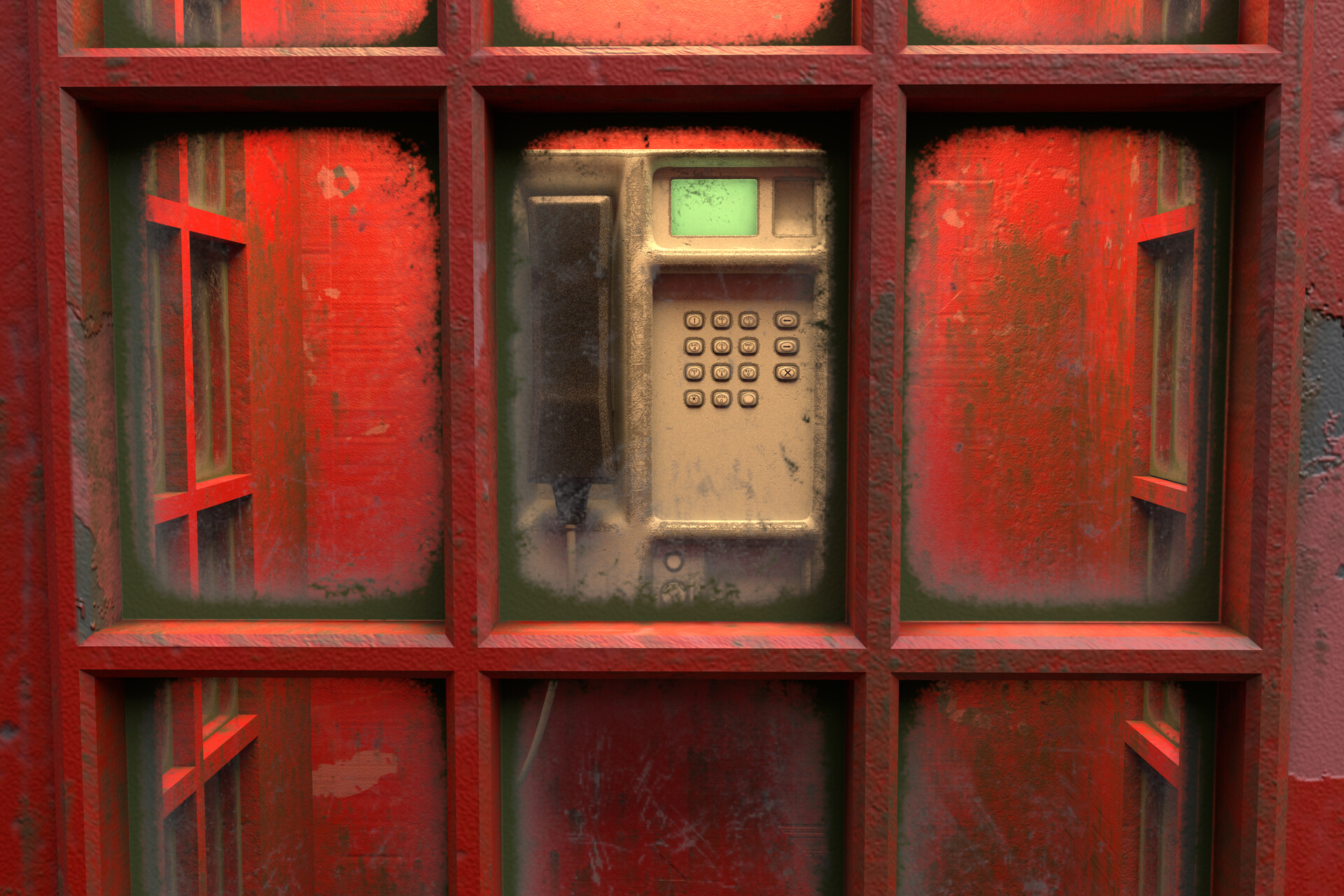 ArtStation - CG Telephone Box Project
