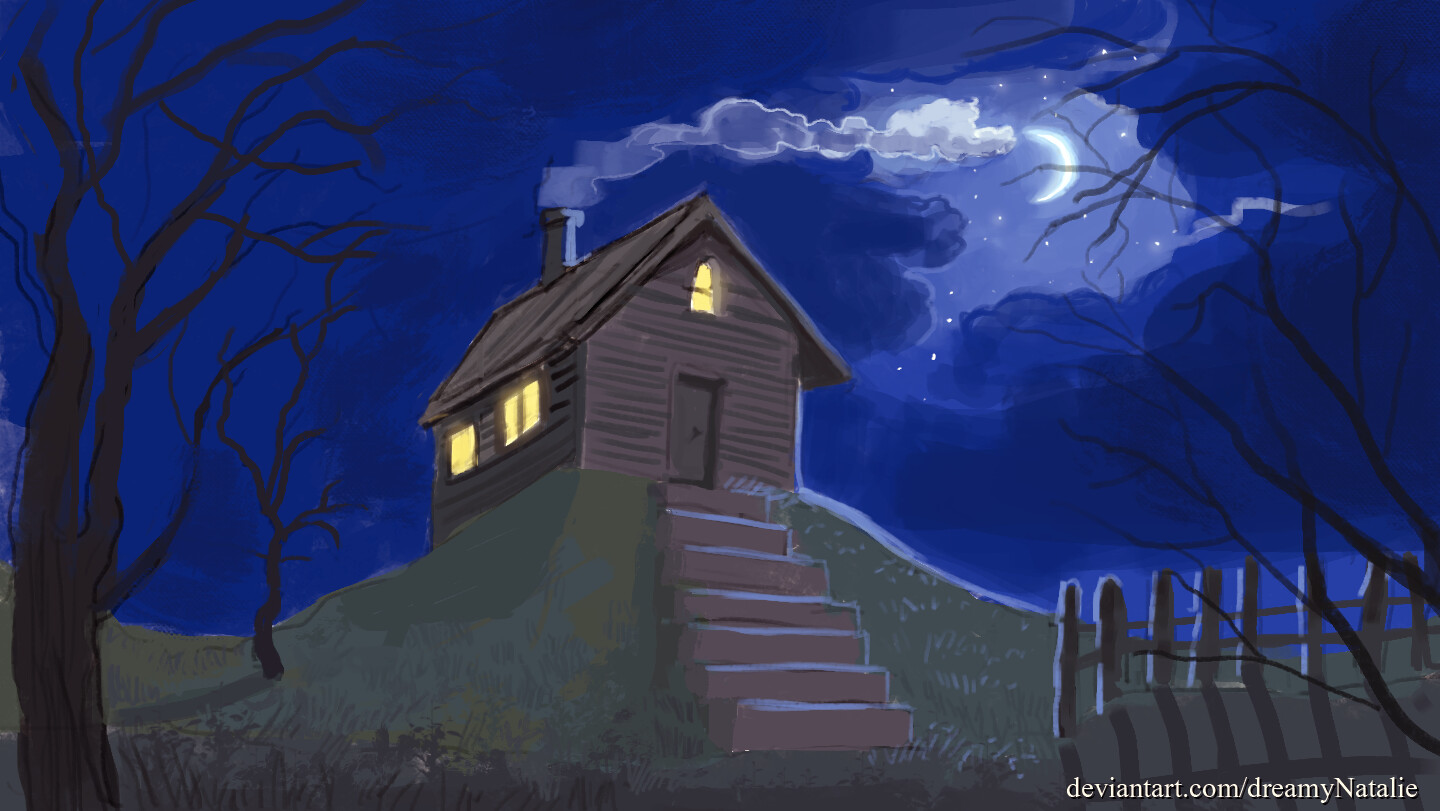 ArtStation - Spooky house