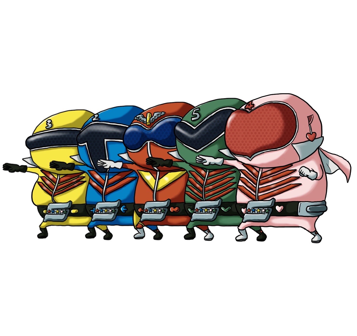 ArtStation - Himitsu Sentai Goranger