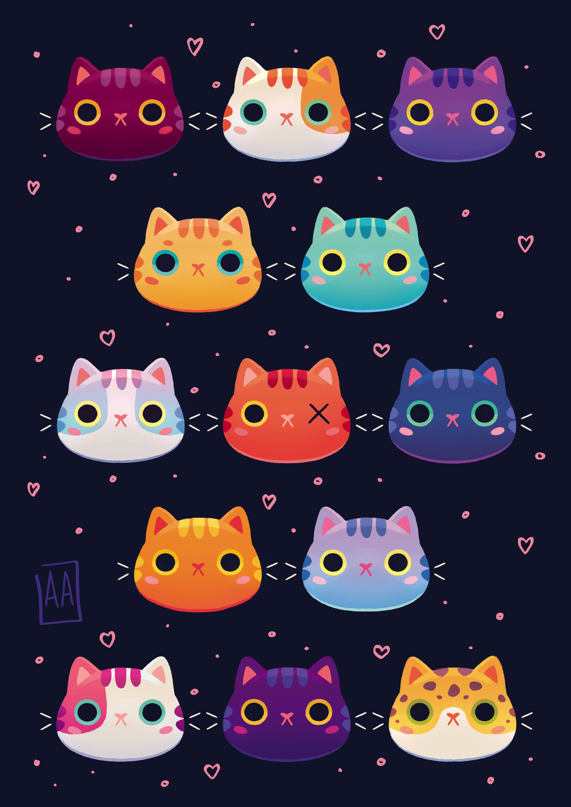 ArtStation - Cat Print