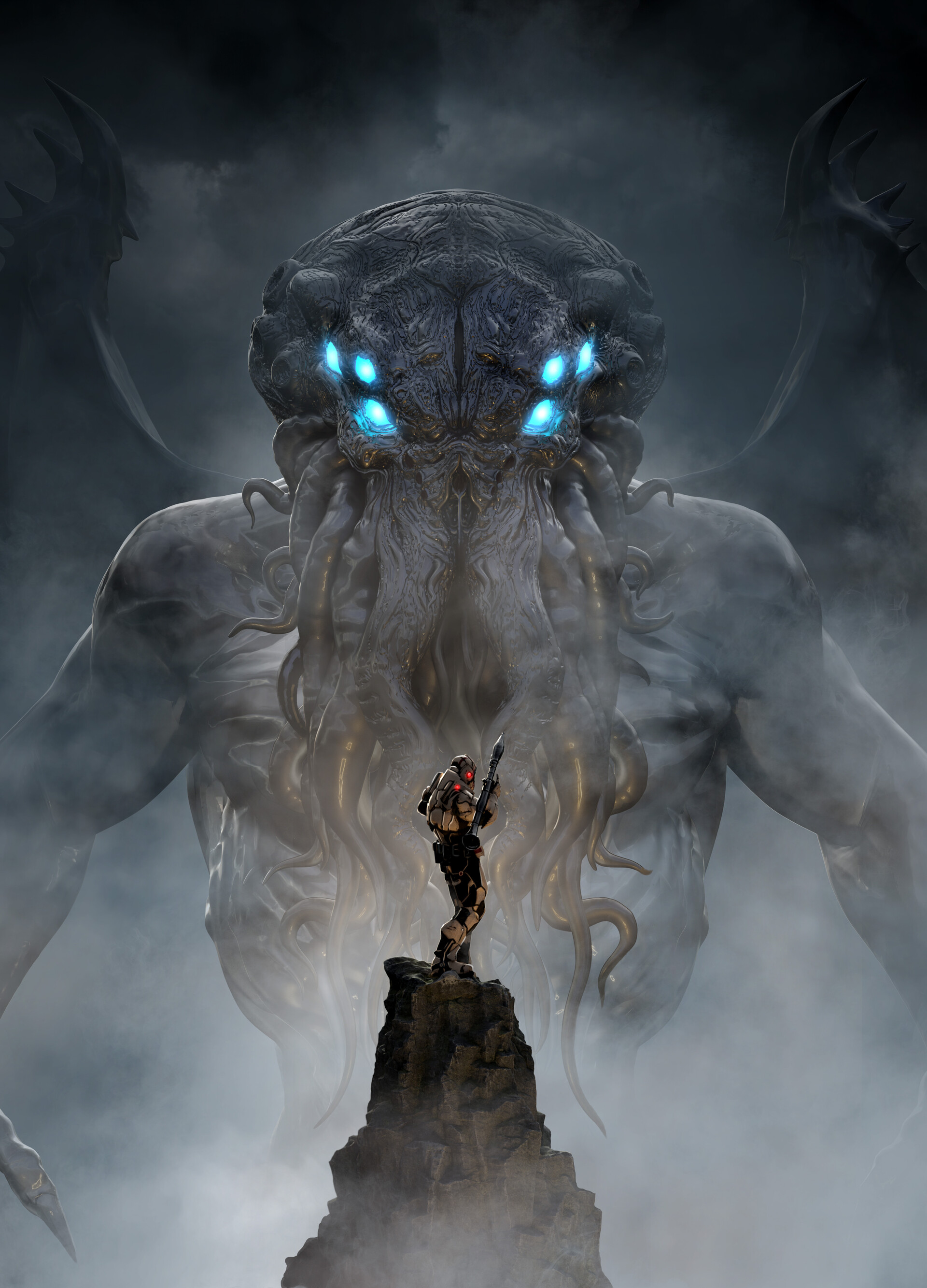 ArtStation - Cthulhu rising