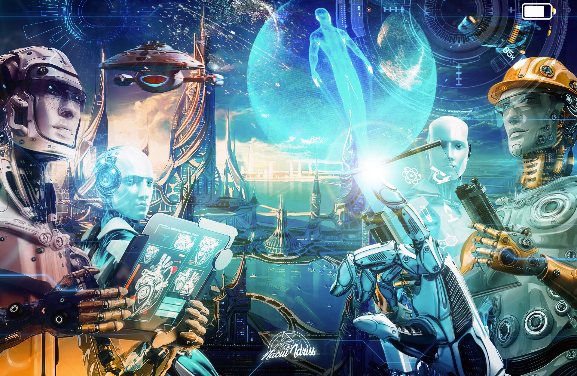 ArtStation - Le Consortium scientifique des 🌟Anthropoborgs🌟 de l'an 3299