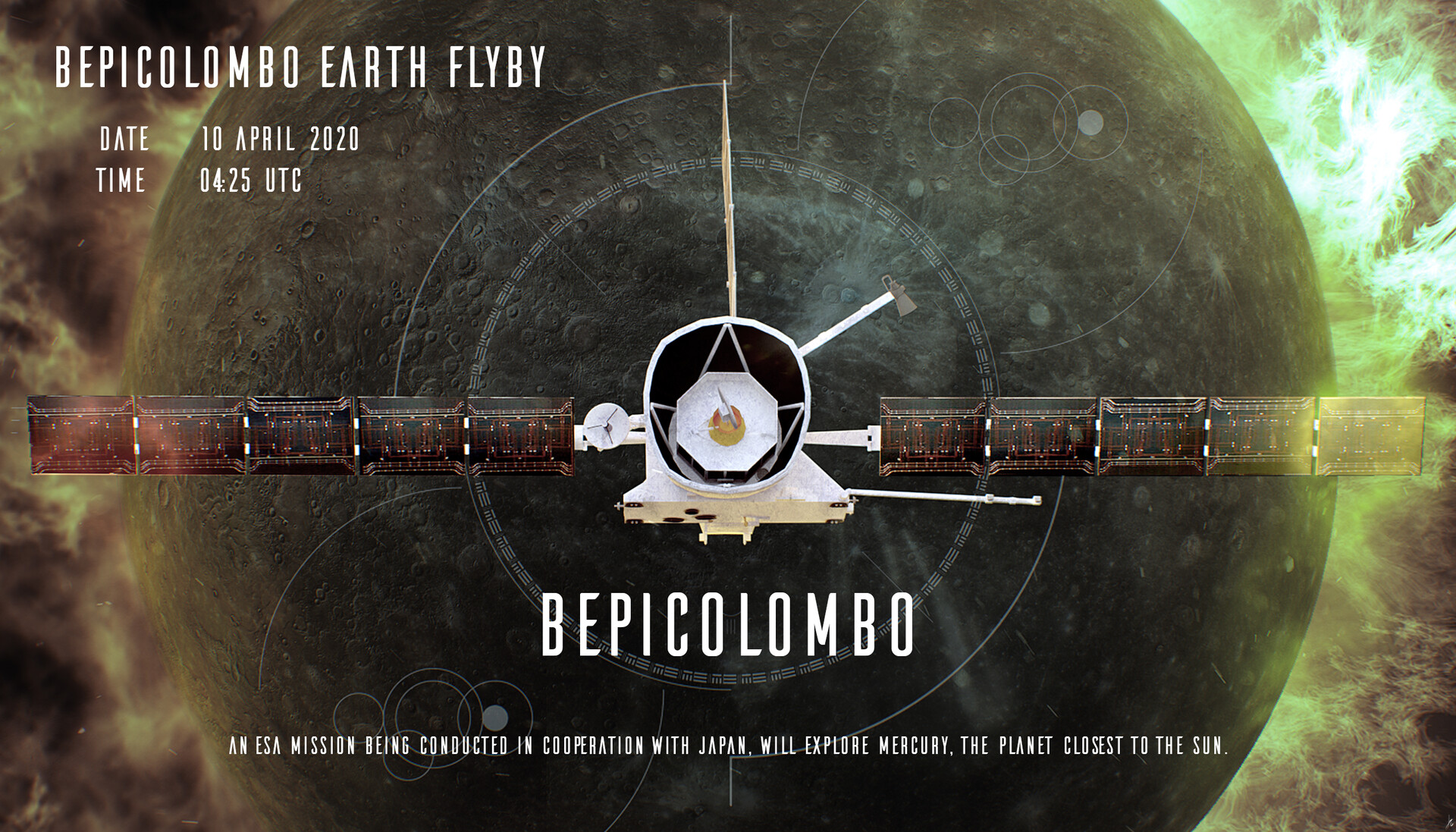 ArtStation - BEPICOLOMBO EARTH FLYBY