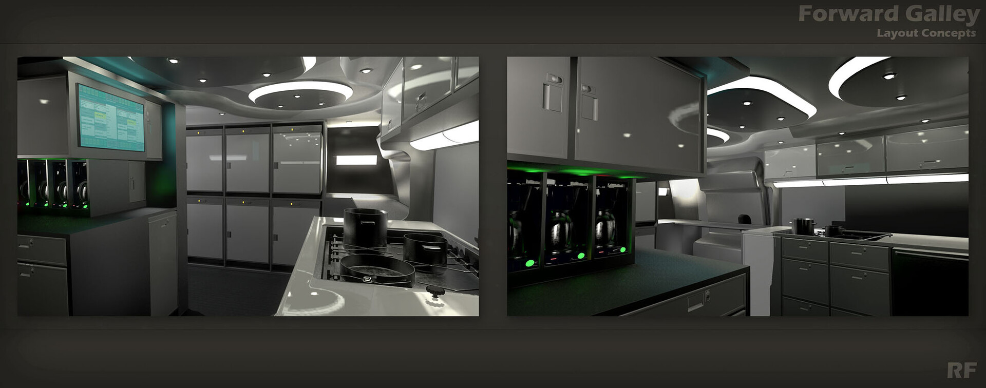 ArtStation - Forward Galley concepts