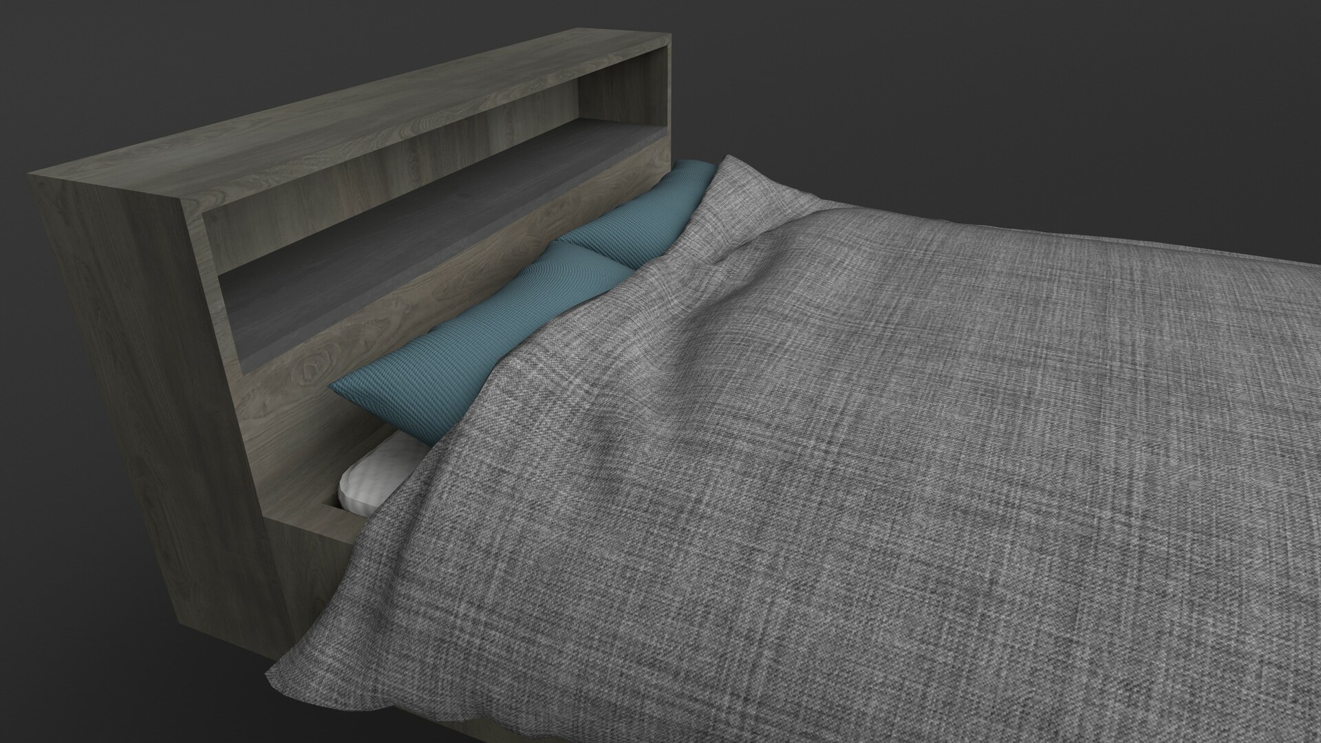 ArtStation - Bed prop for Architectural Visualization