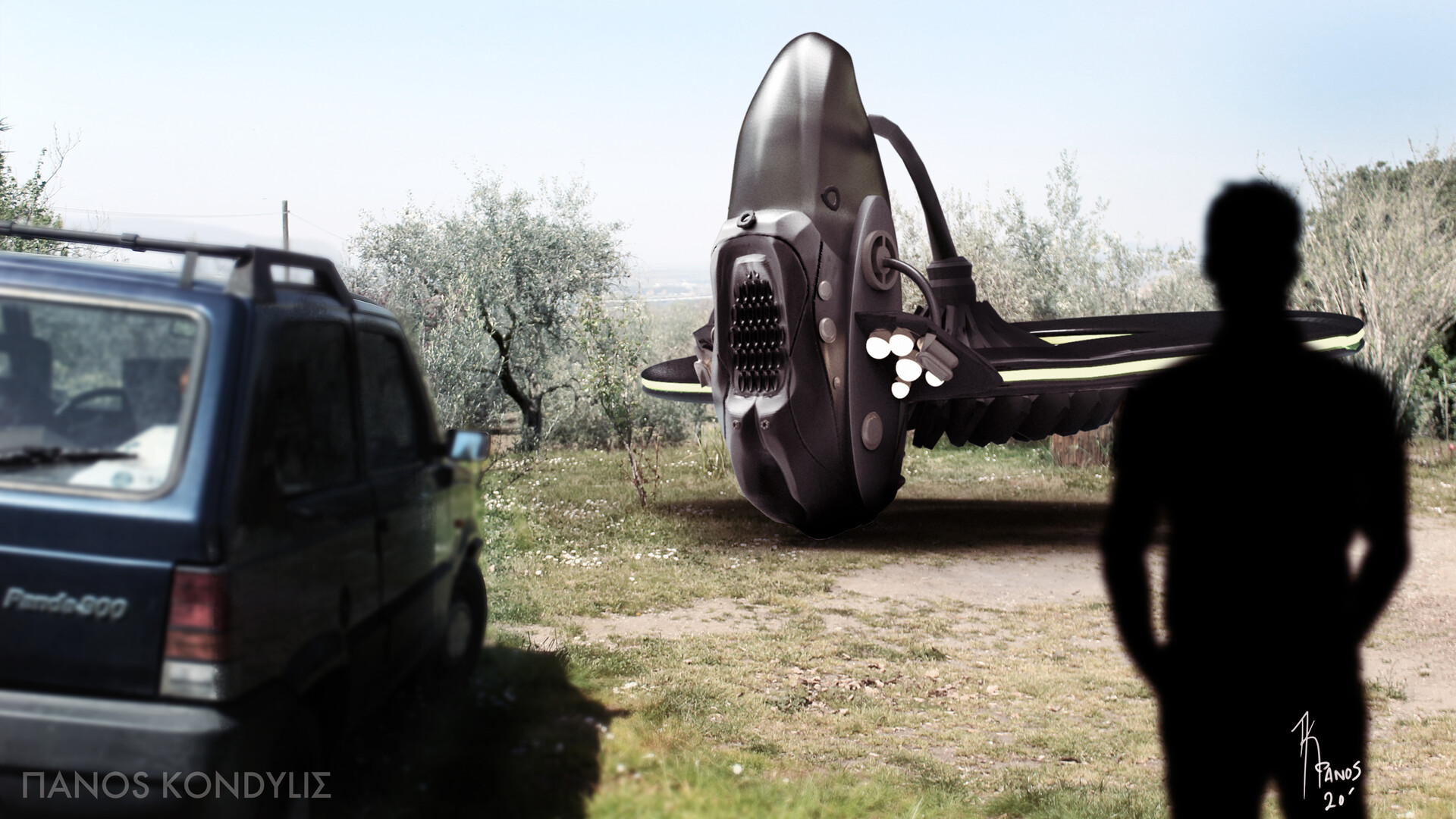 ArtStation - B134 Flying Pod