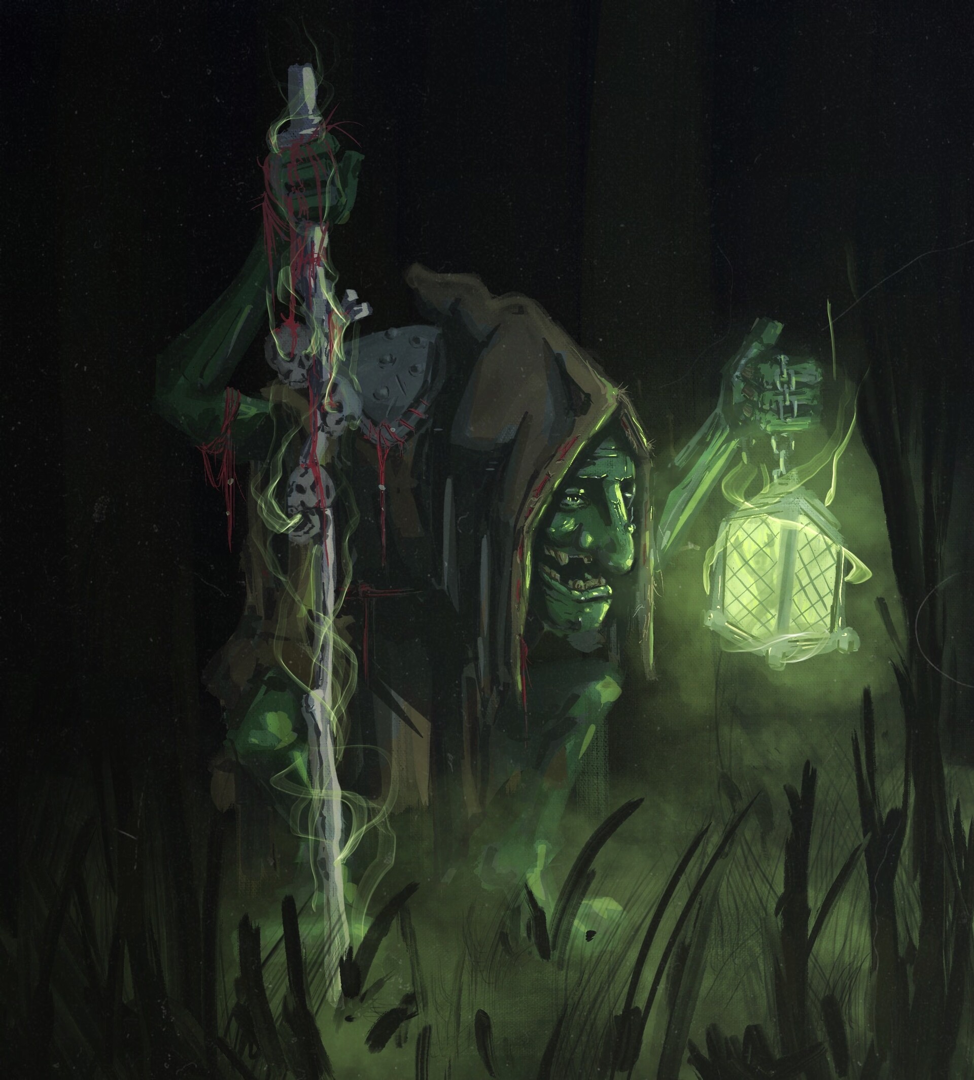 ArtStation - Swamp shaman goblin