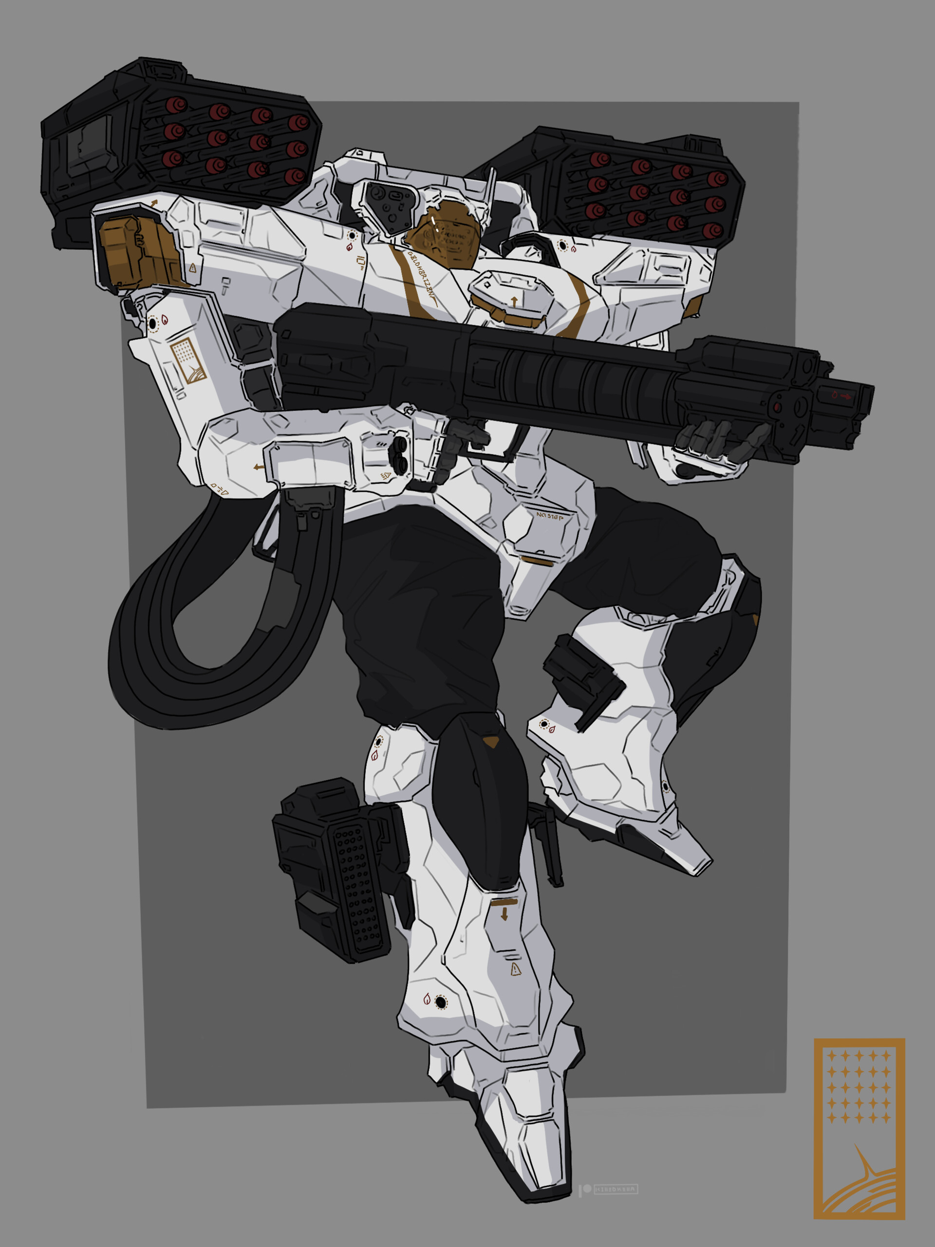 ArtStation - THR space mech design 2.0