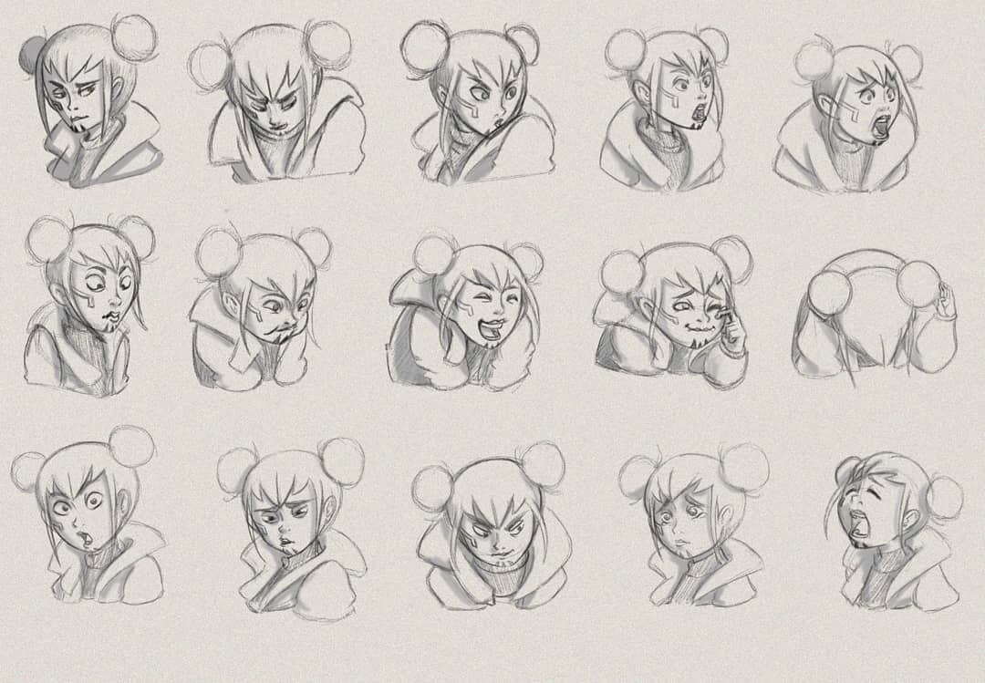 ArtStation - Josie Facial Expressions