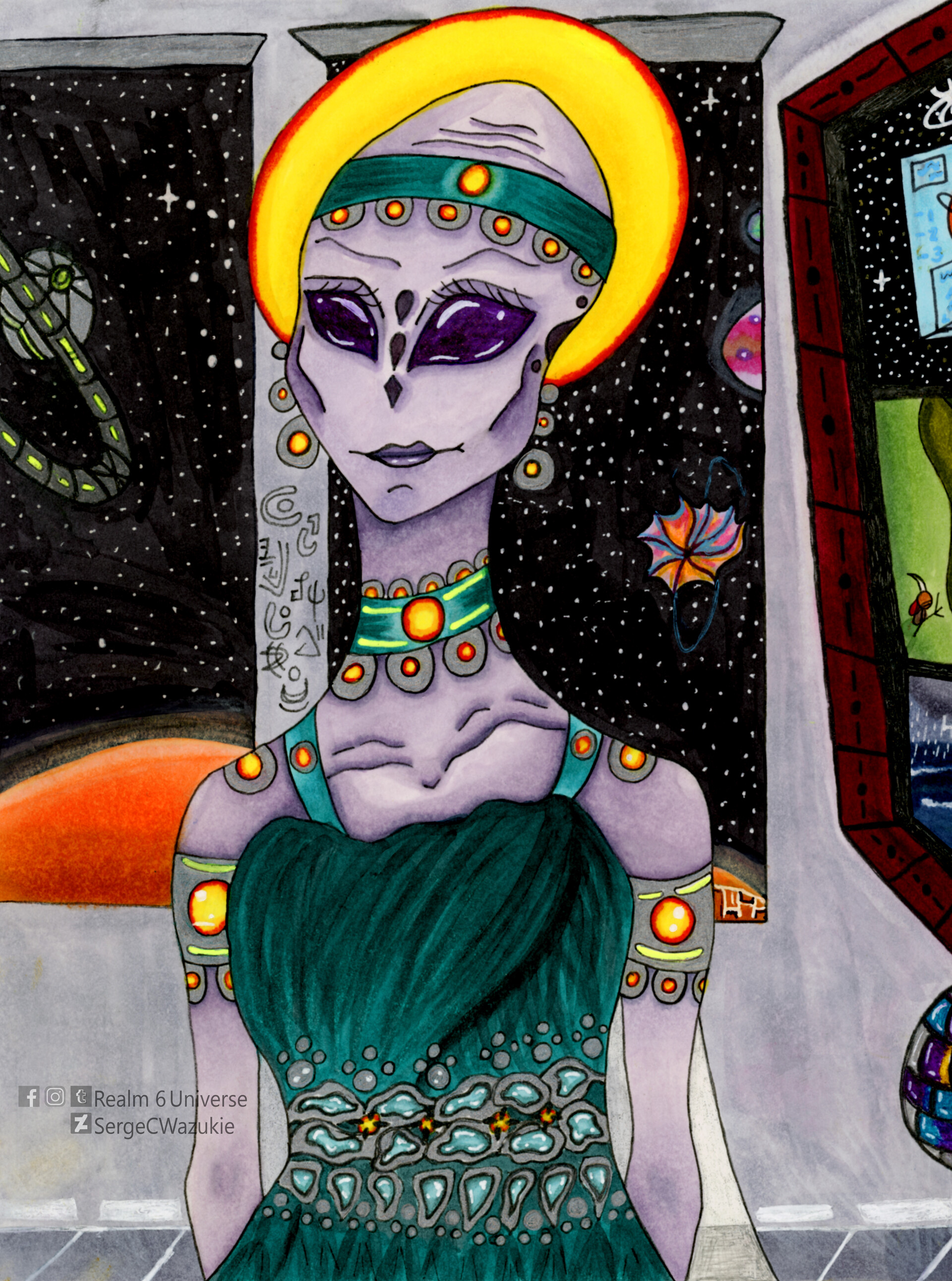 ArtStation - General Violet of the Galactic Federation