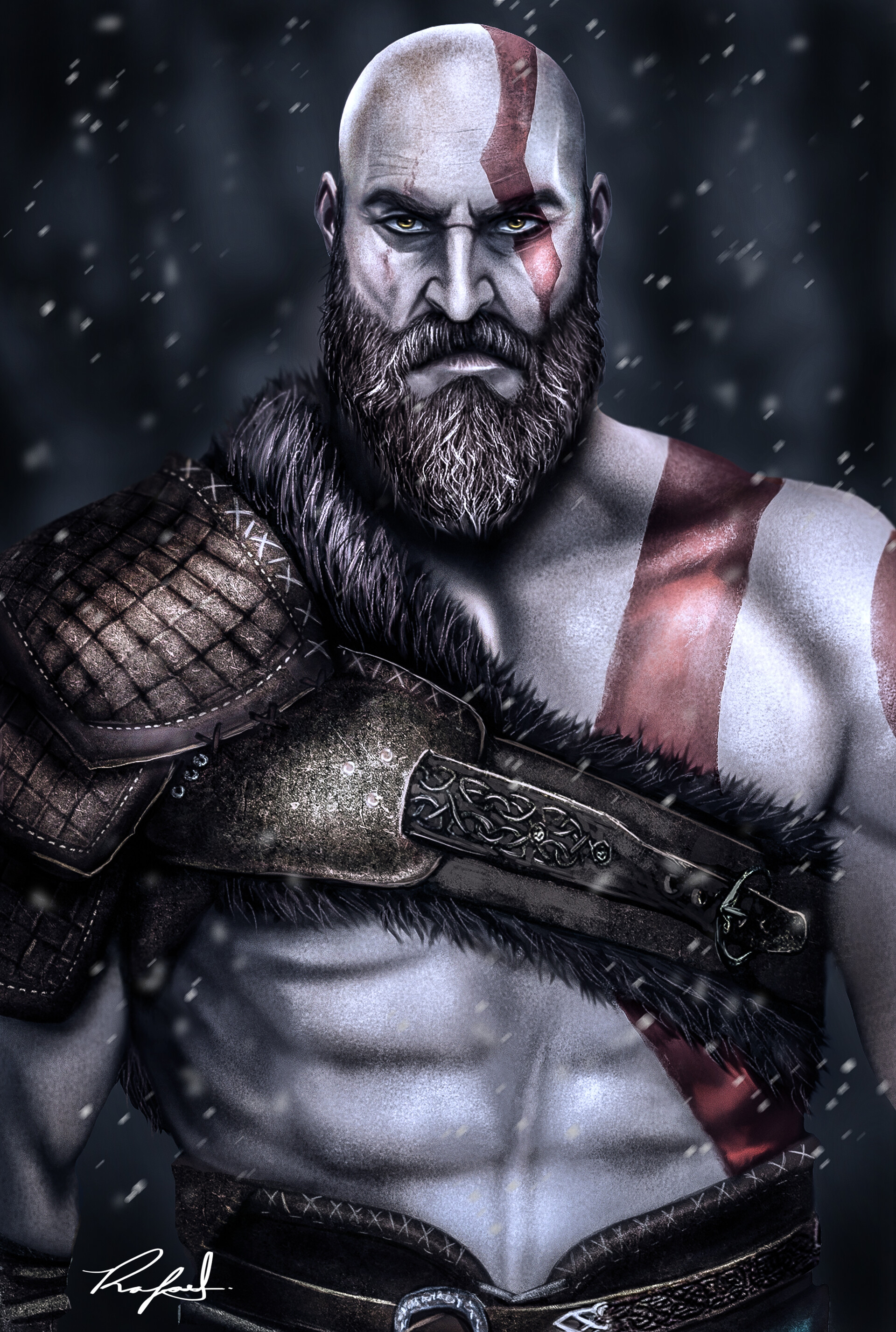 ArtStation - Kratos from GOD OF WAR 4