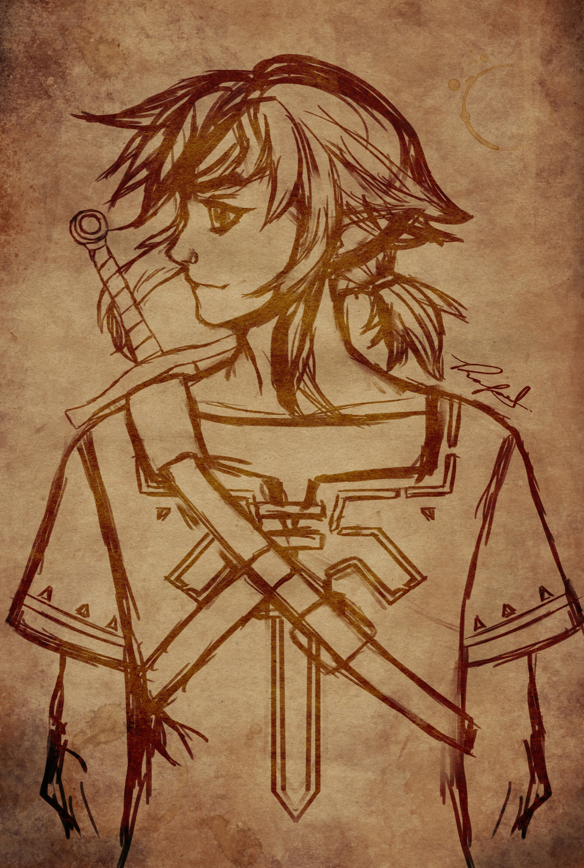 Rafael Batista da Silva - Fanart of ZELDA BREATH OF THE WILD