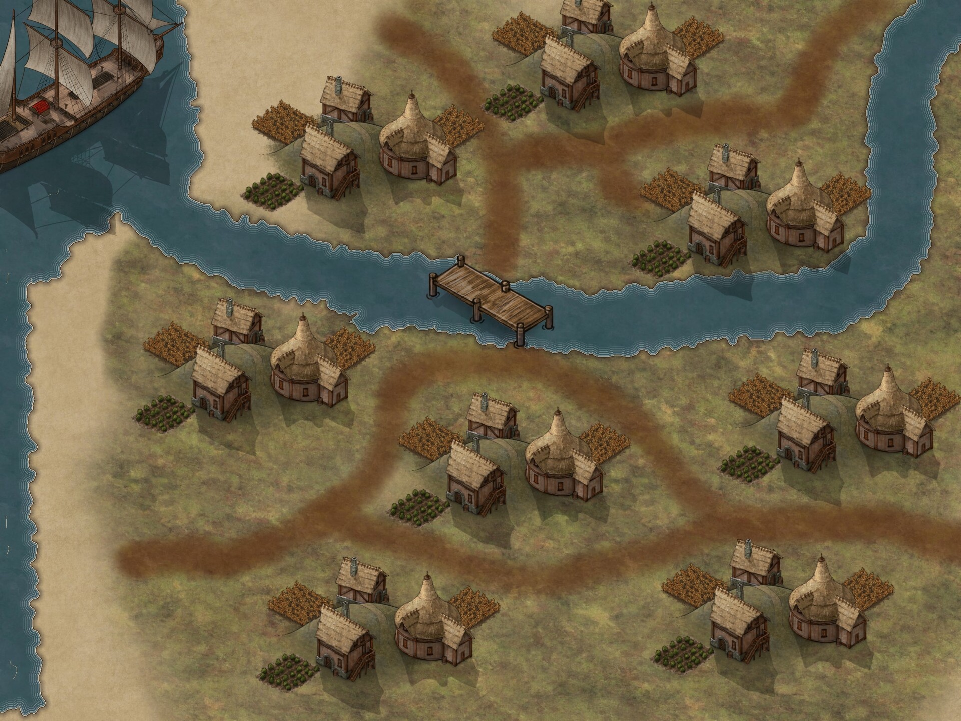 Small Town Map Dandd