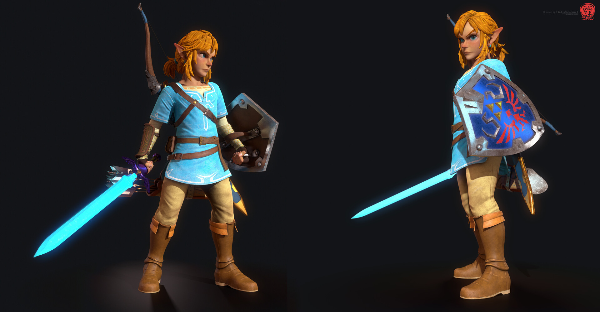 Andres (JASE) Salvatierra - Link - The Legend of Zelda, Breath of the Wild