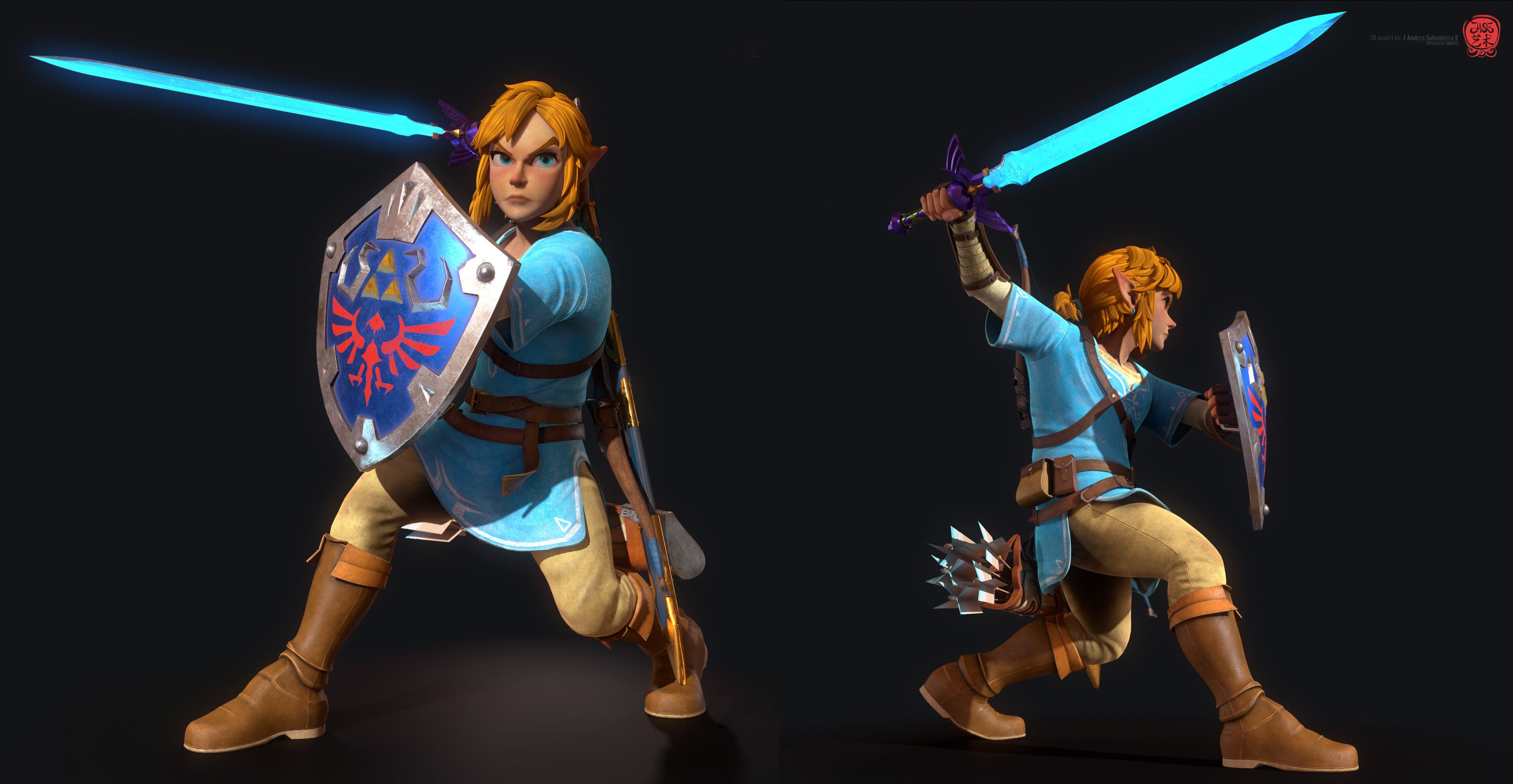 Andres (JASE) Salvatierra - Link - The Legend of Zelda, Breath of the Wild