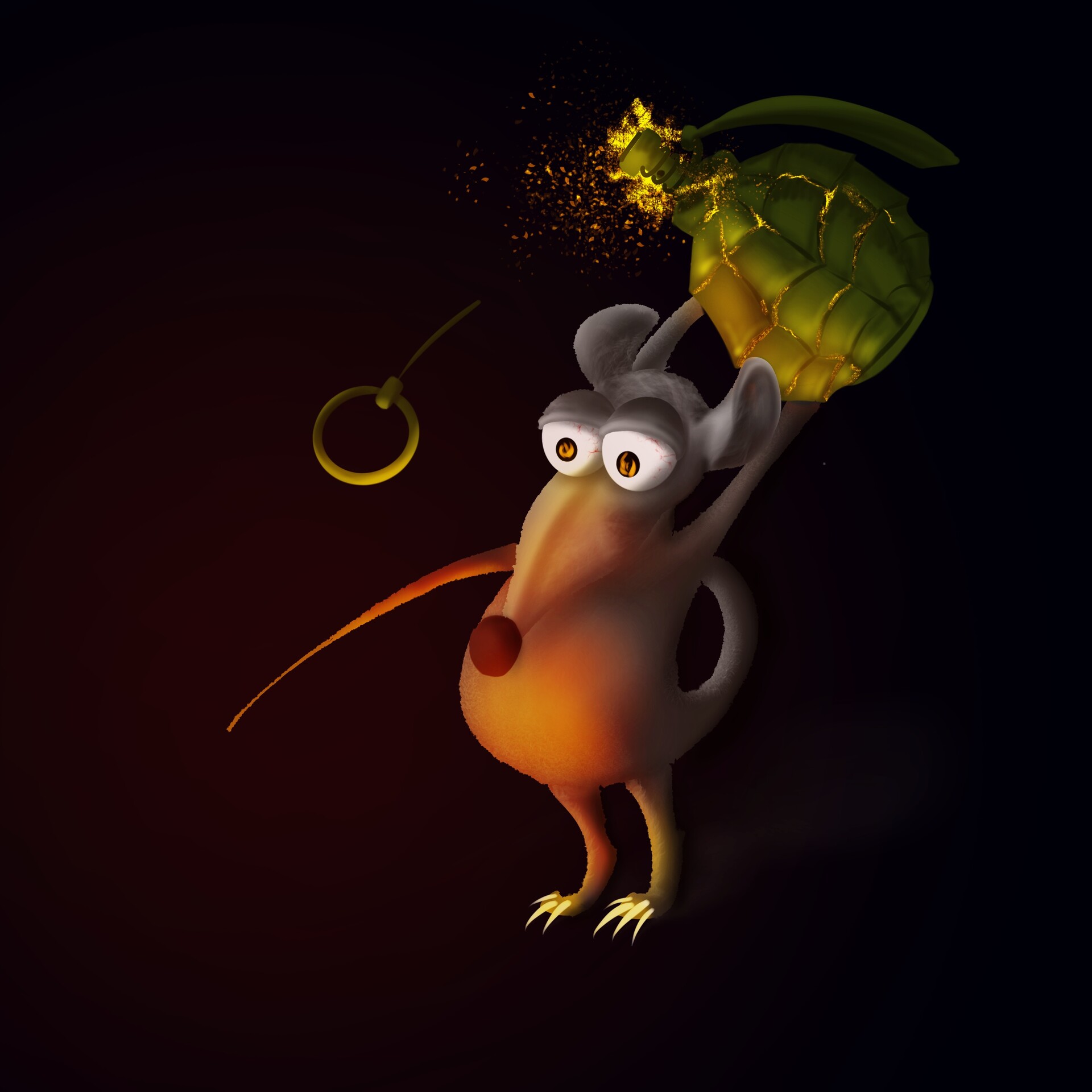 ArtStation - Rat soldier