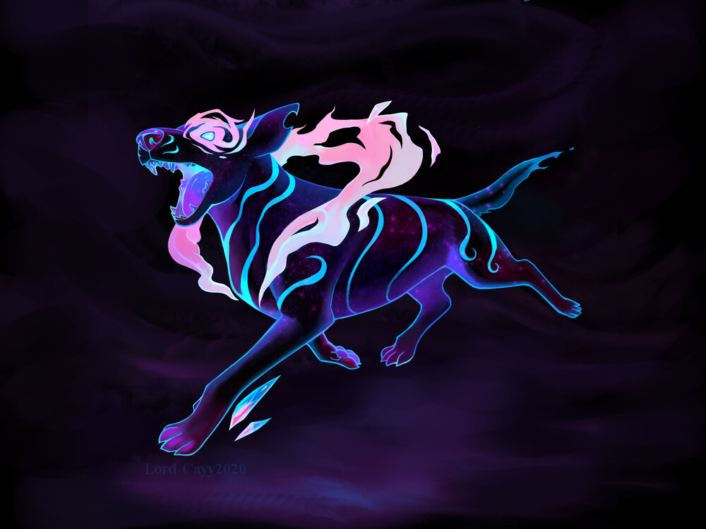 how to draw a galaxy puppy