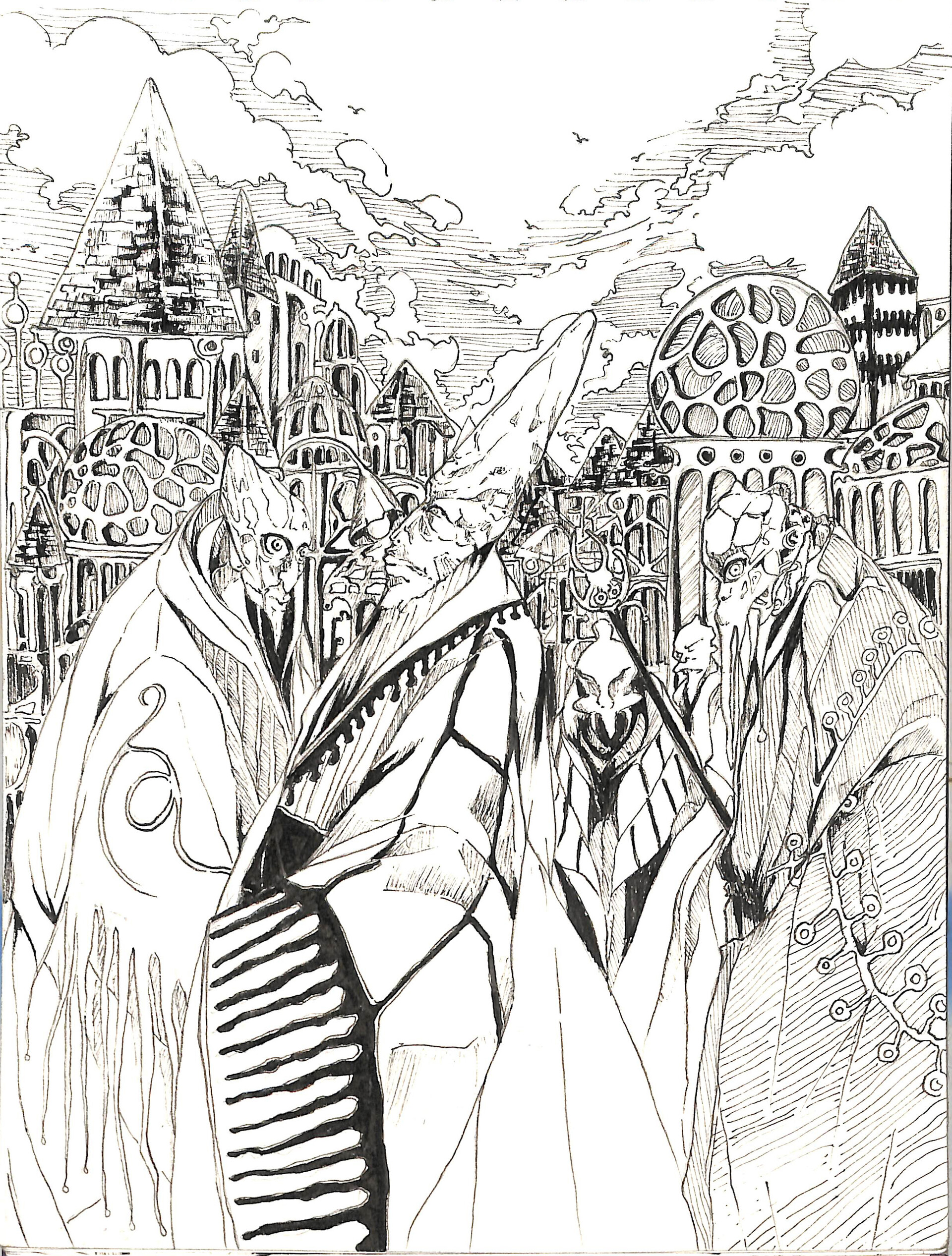 ArtStation - Fishman Priest Island