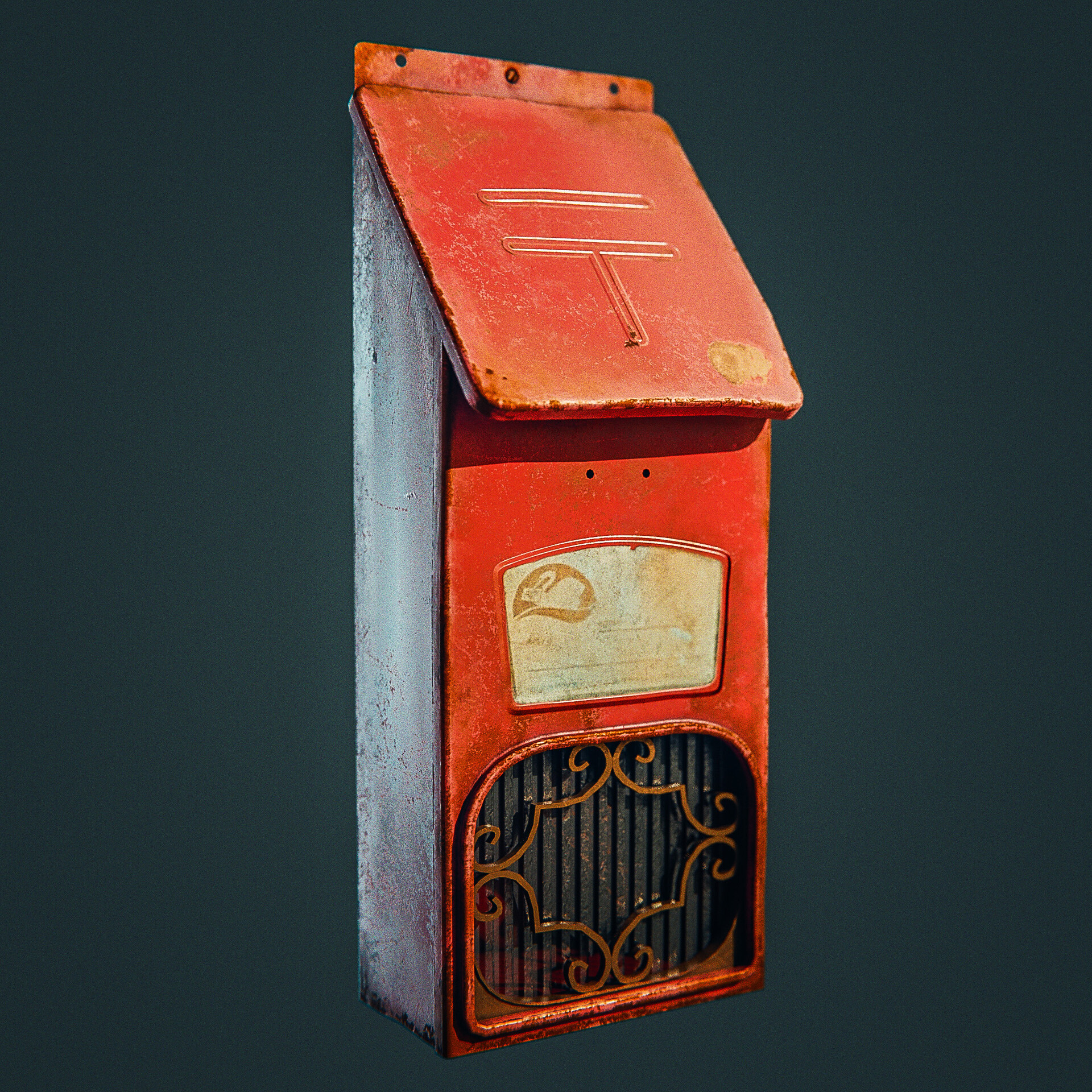 ArtStation - Japanese old mailbox