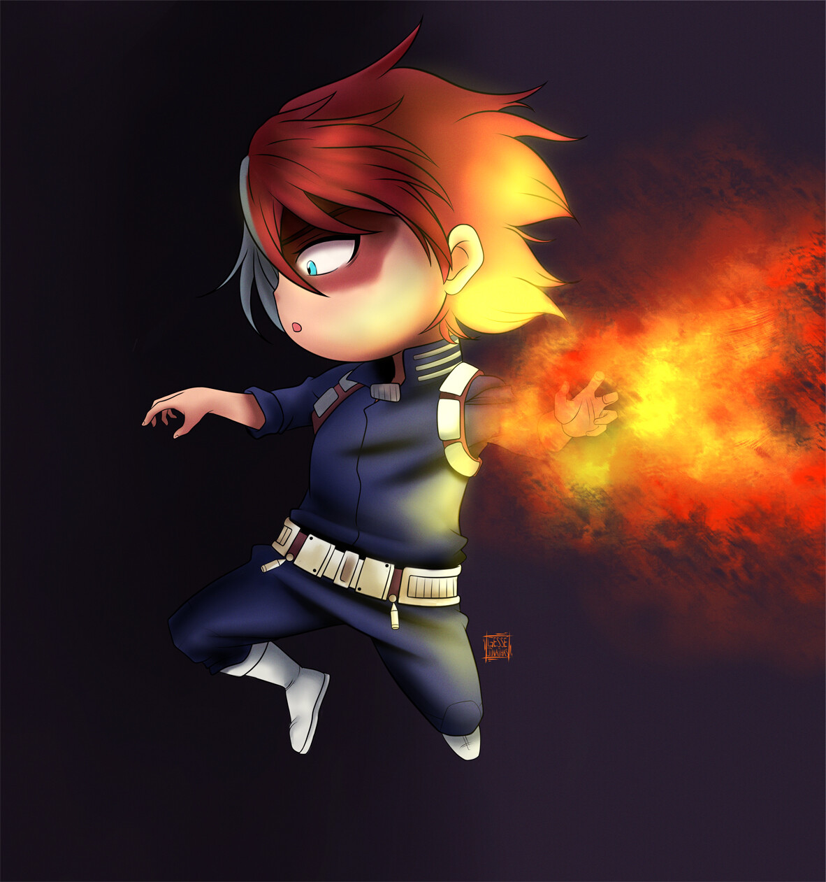 ArtStation - Chibi Shoto Todoroki