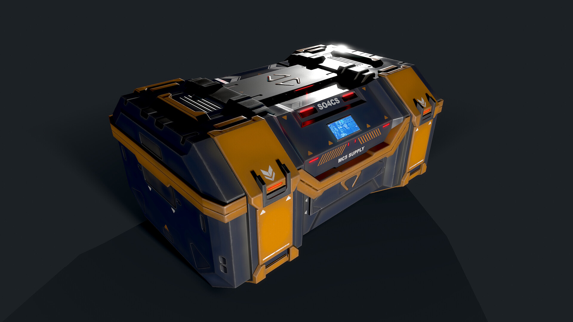 ArtStation - sci-fi chest