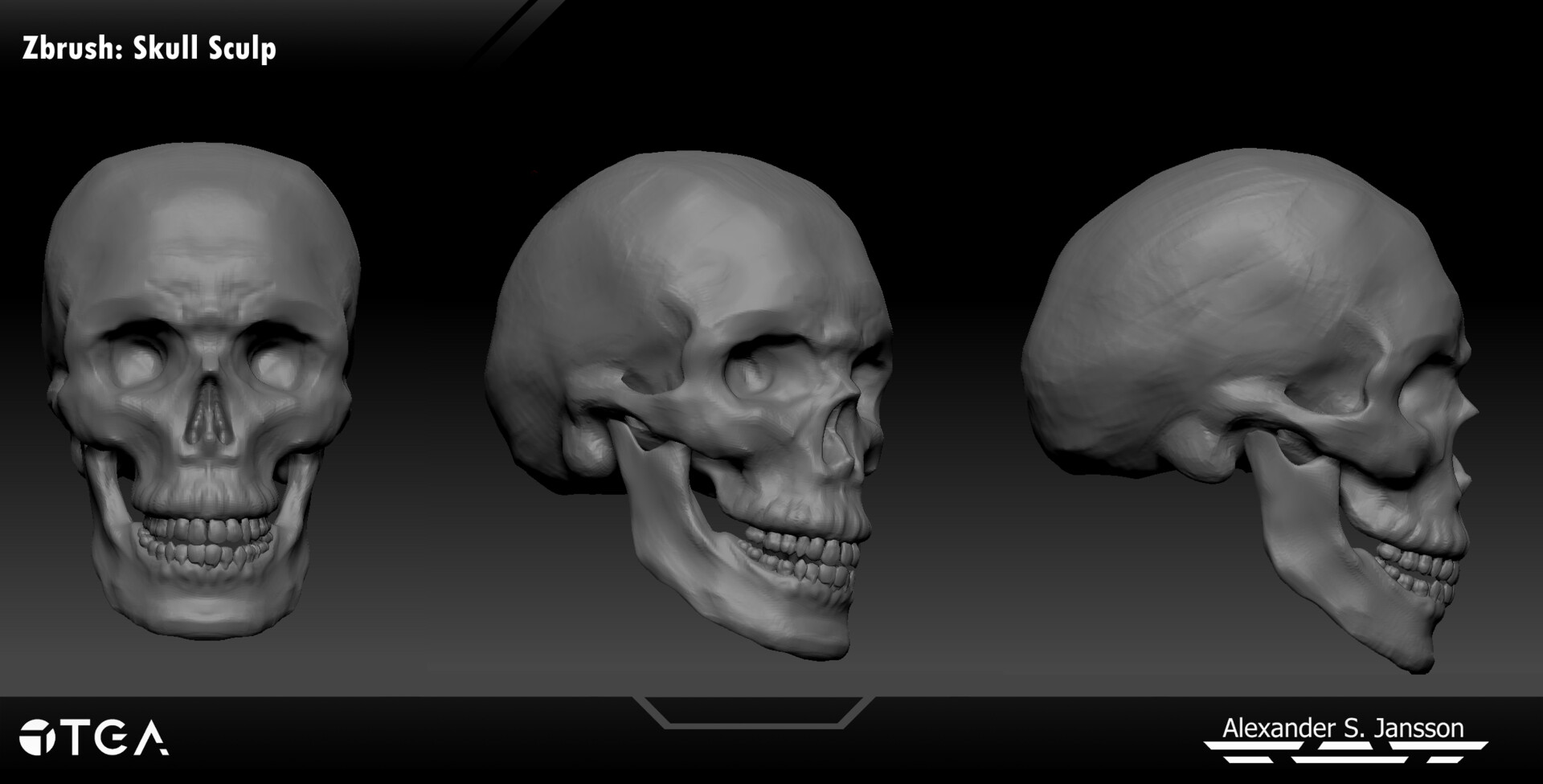 Alexander S. Jansson - First Zbrush Sculpt