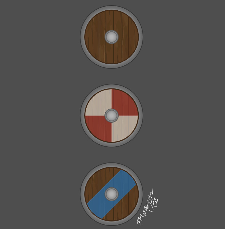 Maayan Eli - Props- round shields