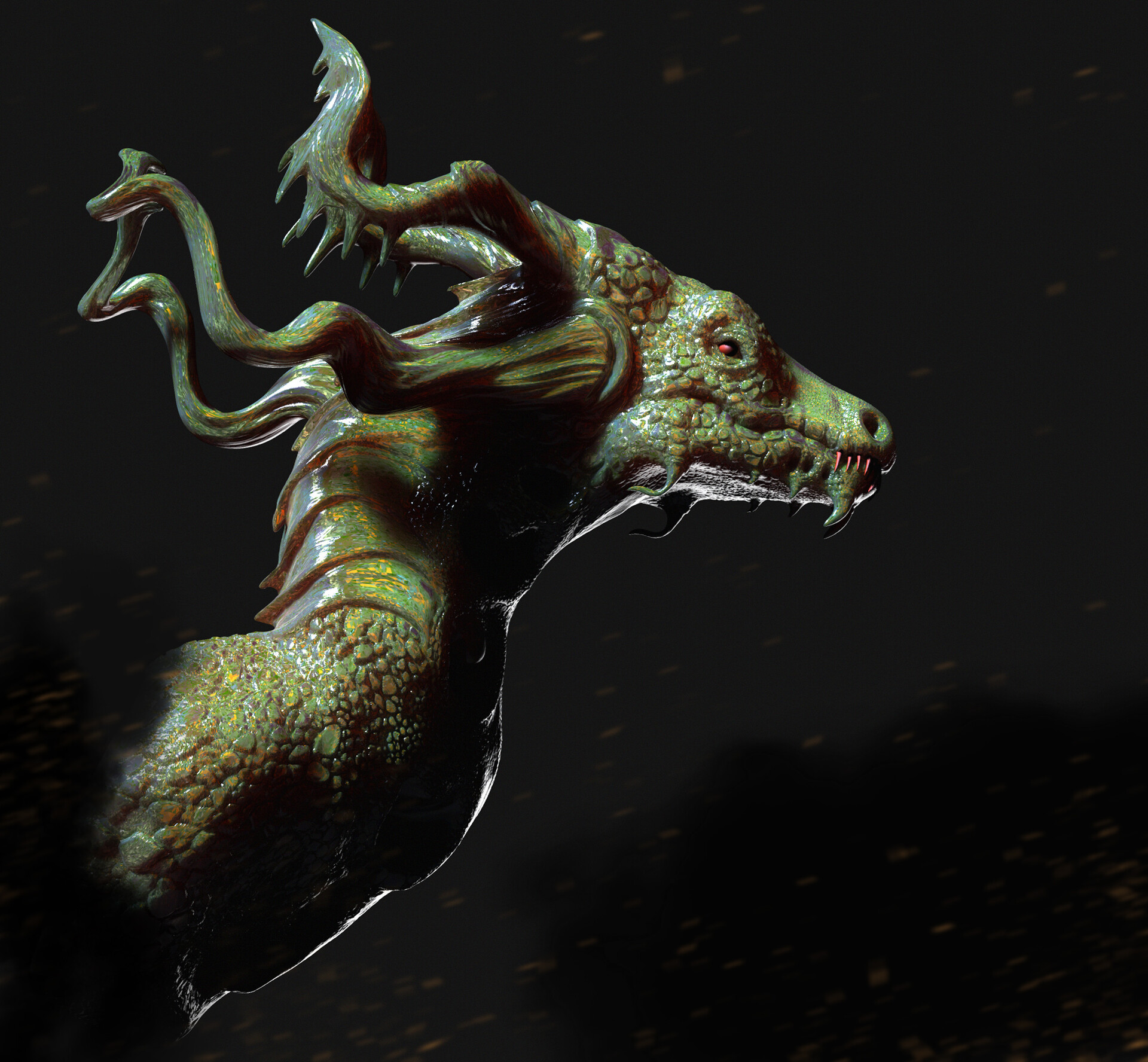 ArtStation - Forest dragon