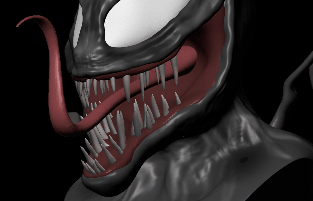 Ameerul Haq - Venom Head Portrait modelling