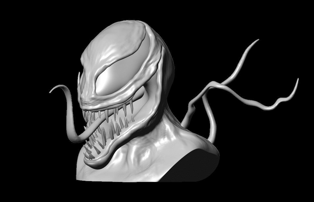 Ameerul Haq - Venom Head Portrait modelling