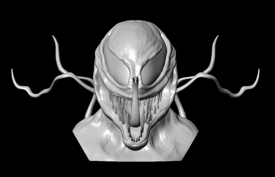Ameerul Haq - Venom Head Portrait modelling