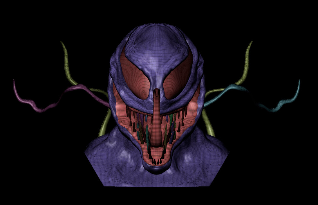 Ameerul Haq - Venom Head Portrait modelling